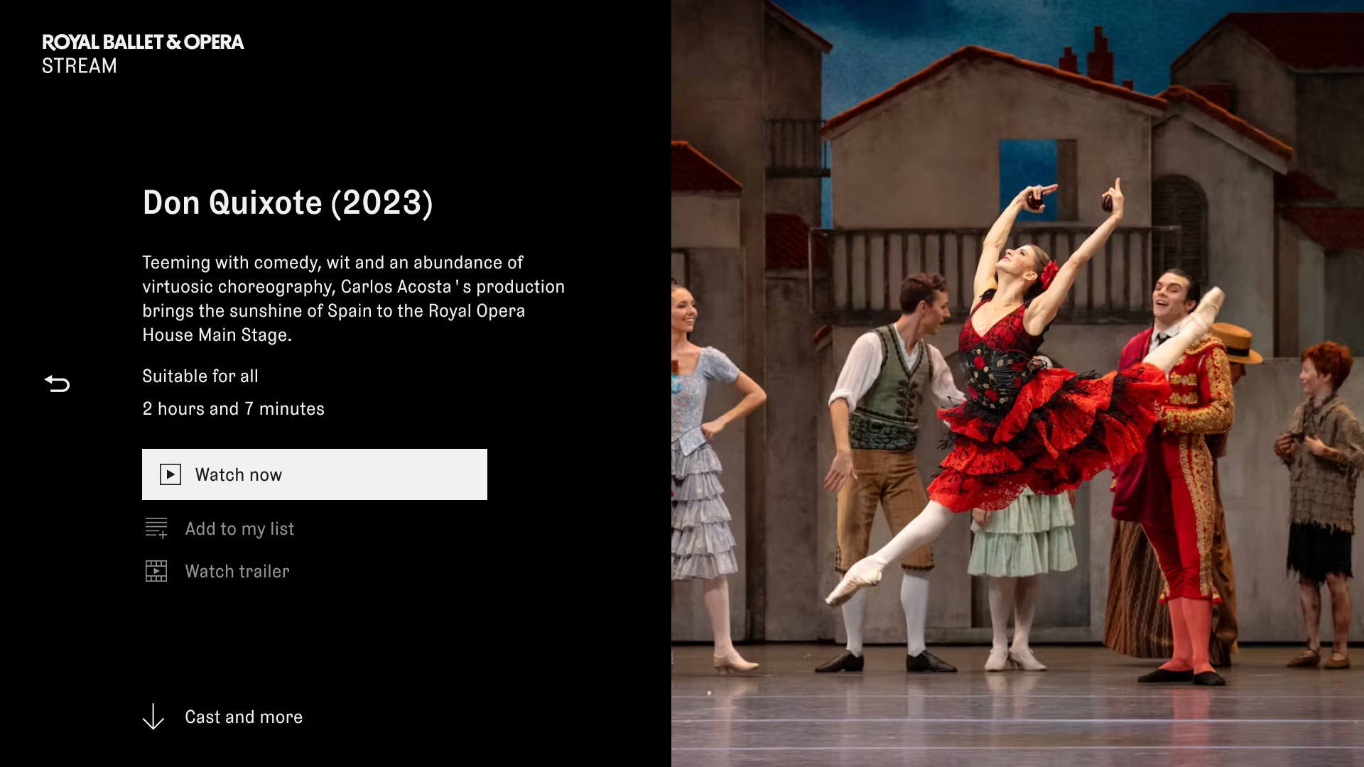 Royal Ballet and Opera Stream - App on Amazon Appstore