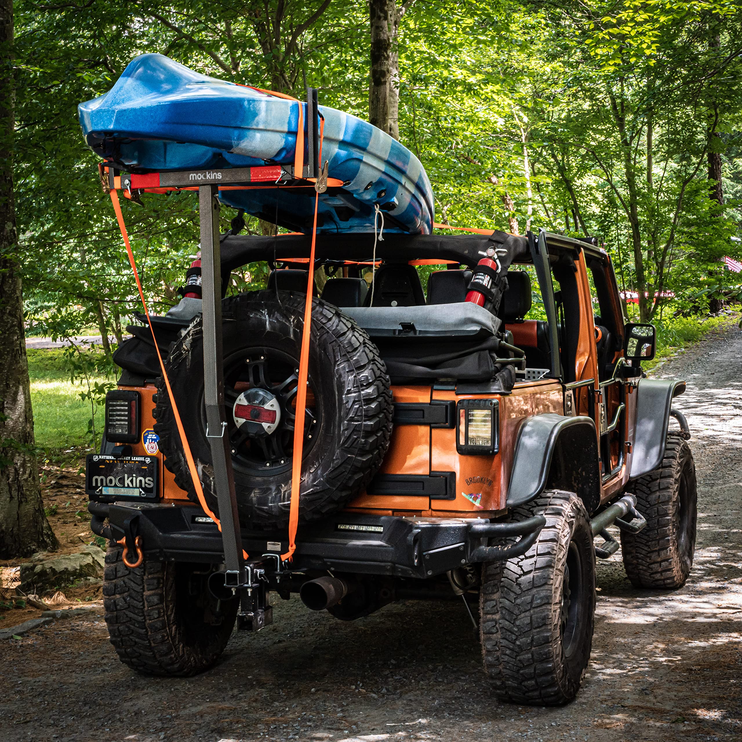 Snapklik.com : Mockins 2-in-1 Design 750lb Cap Truck Bed Extender Hitch ...