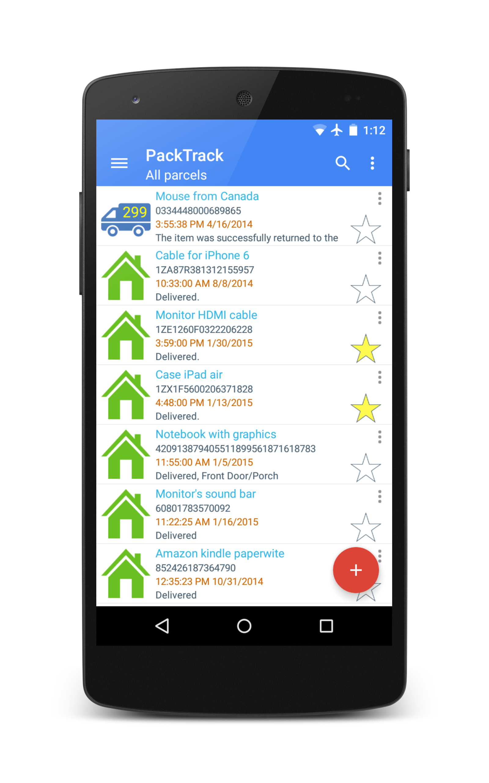 PackTrack Auto Tracking System - App on Amazon Appstore