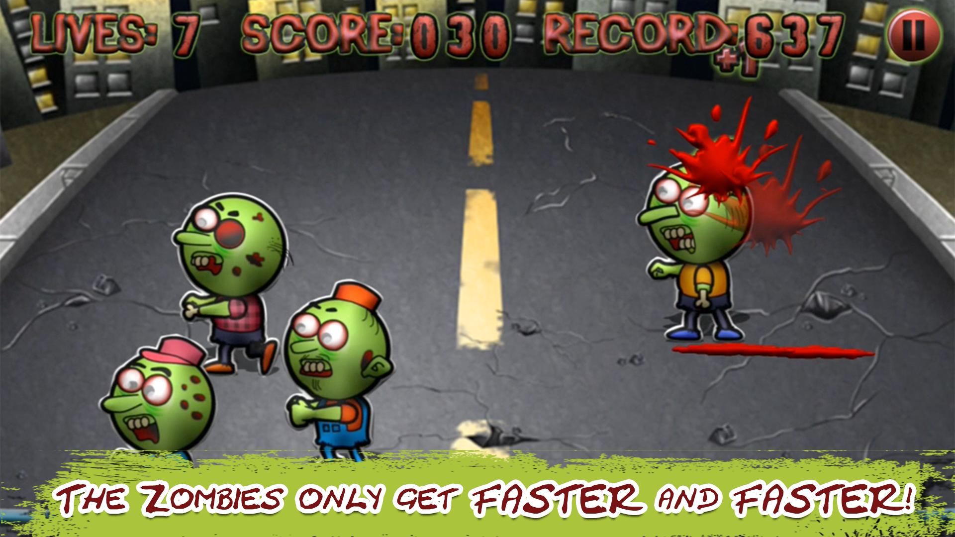 The Zombie Games - An Endless Zombie Rampage! Tap Fast With Your ...