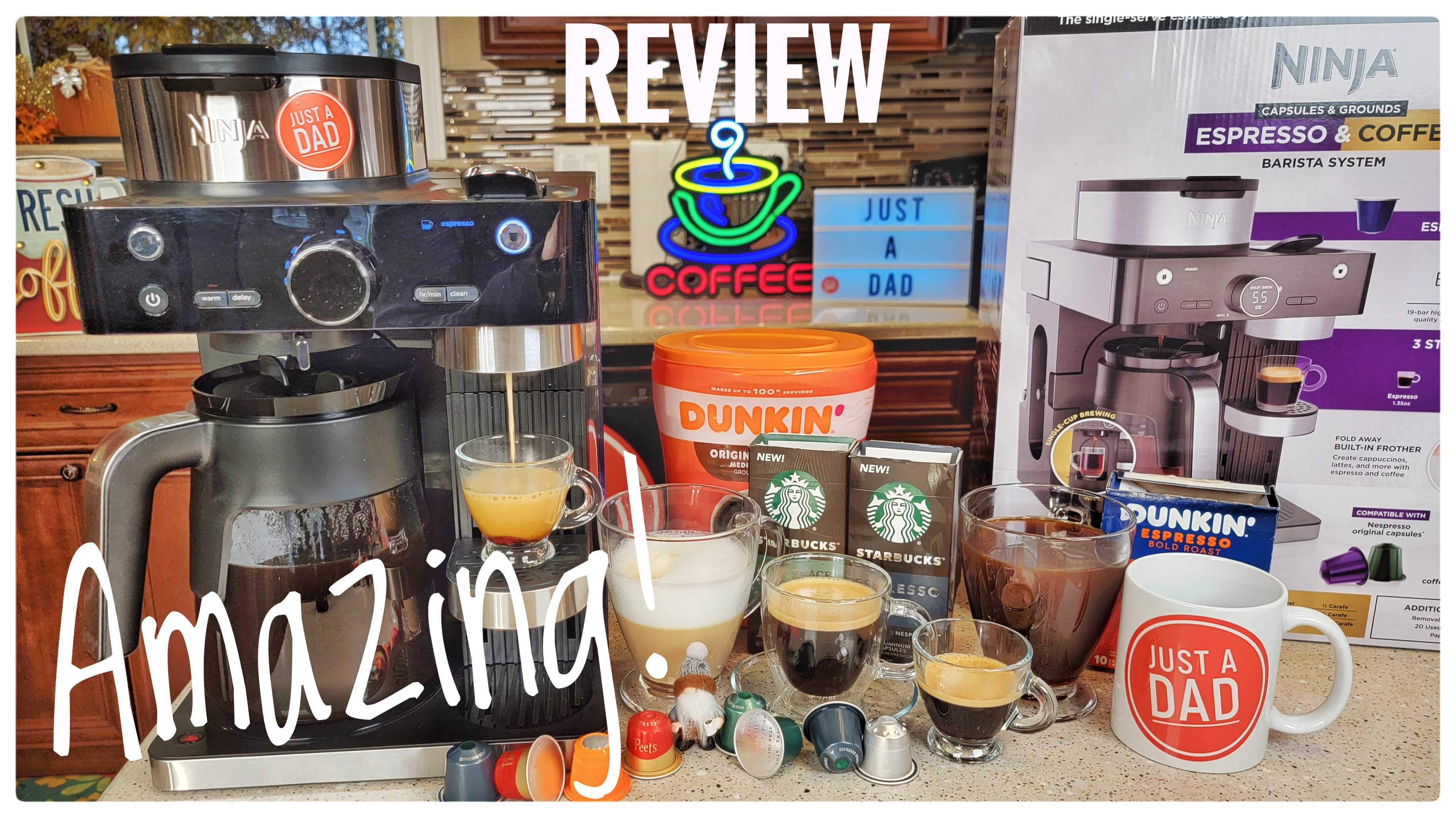 Watch Detailed Review NINJA Espresso & Coffee Barista System on Amazon Live