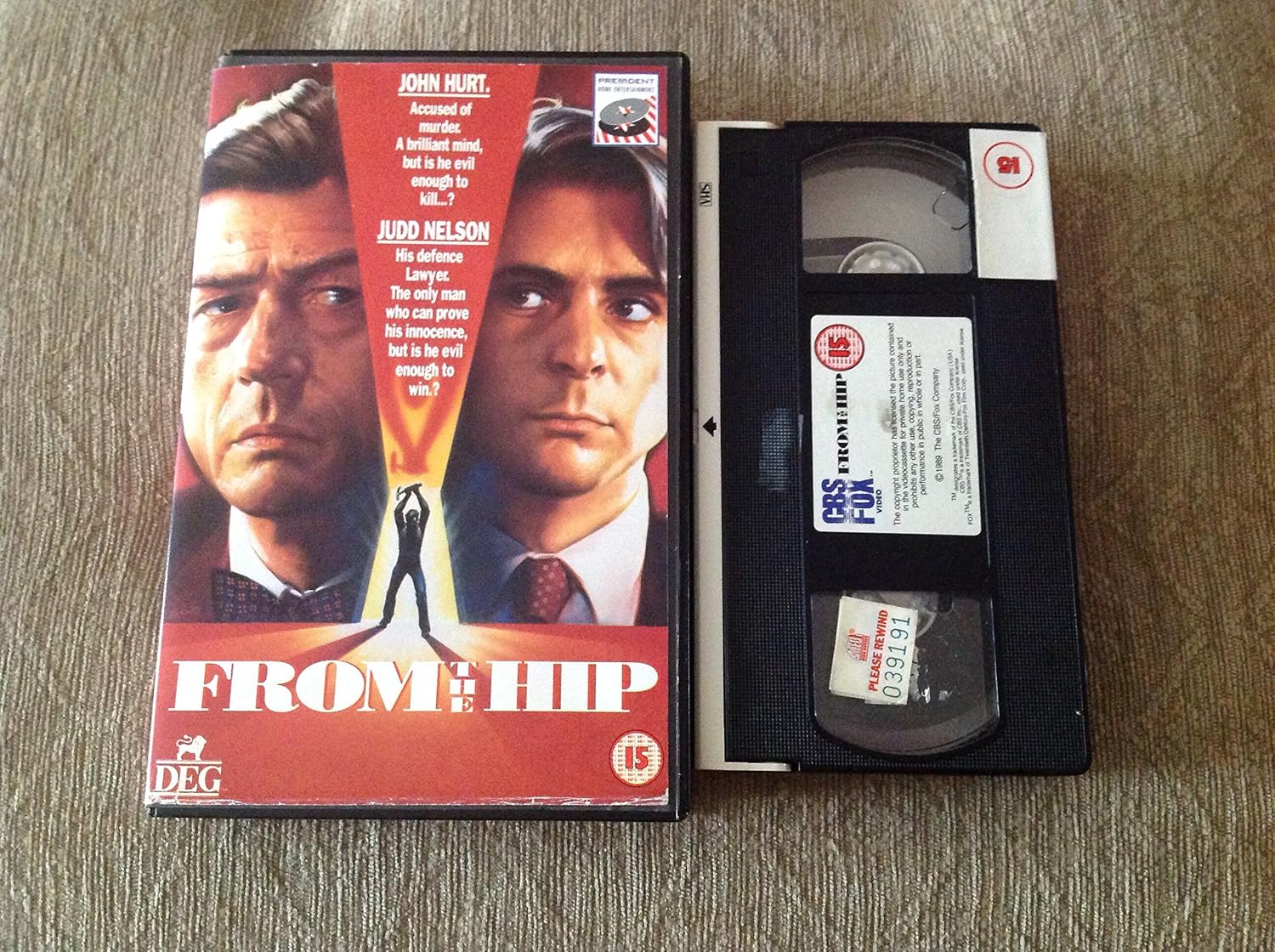 Amazon.com: From the Hip [VHS] : Judd Nelson, Elizabeth Perkins, John ...