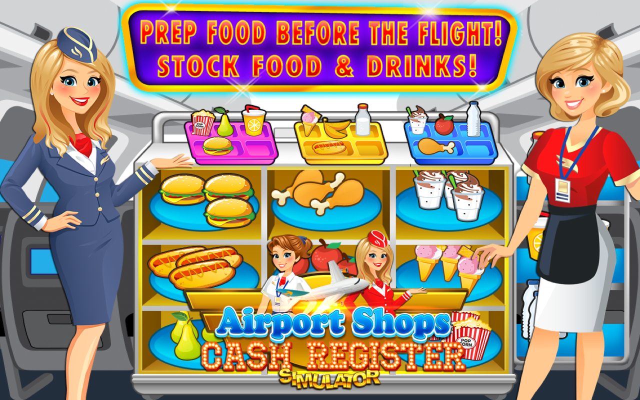 Airport Cash Register Mini Mall & Supermarket Simulator - Kids Fun ...