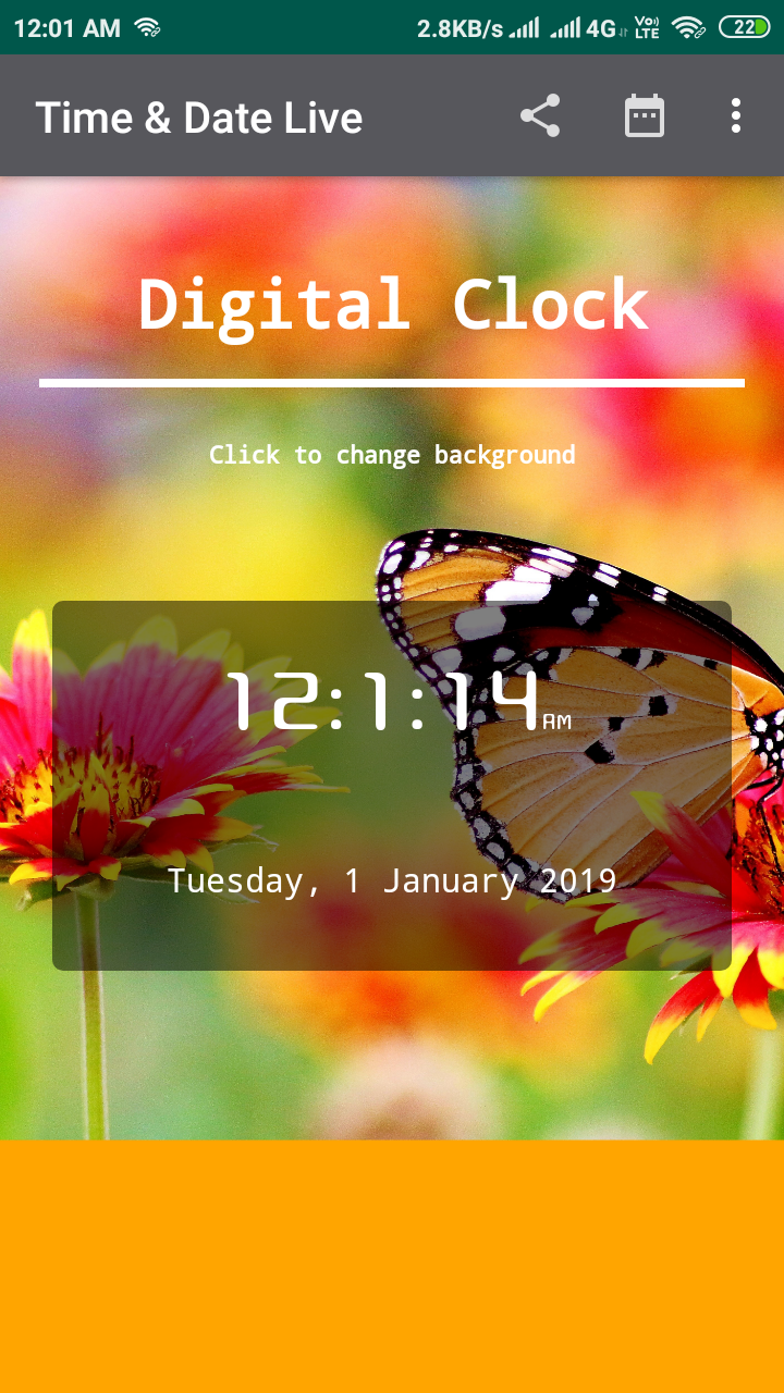 Digital Time Date Clock - App on Amazon Appstore