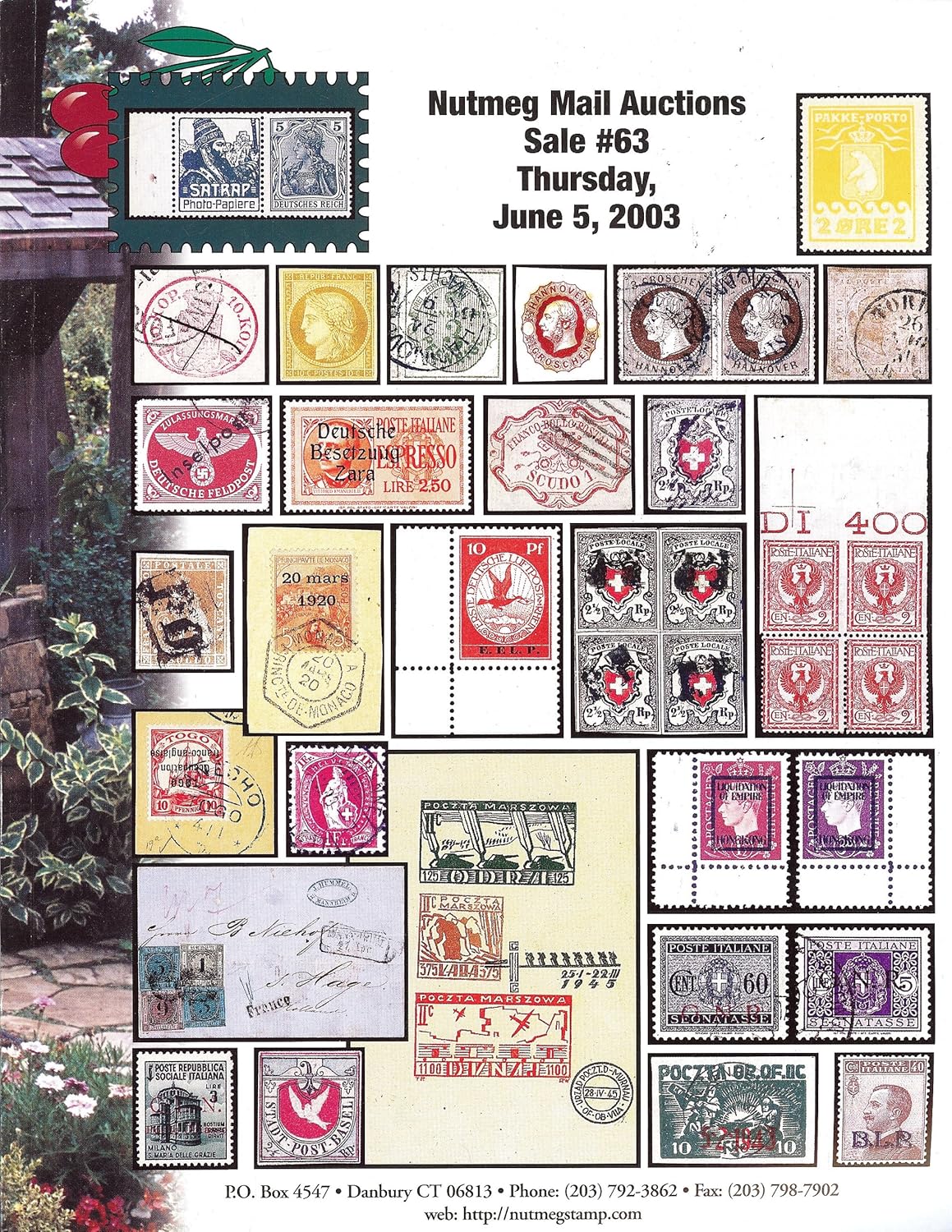 Nutmeg Stamp Sales - Europe & Former Colonies and Offices Abroad (Stamp ...