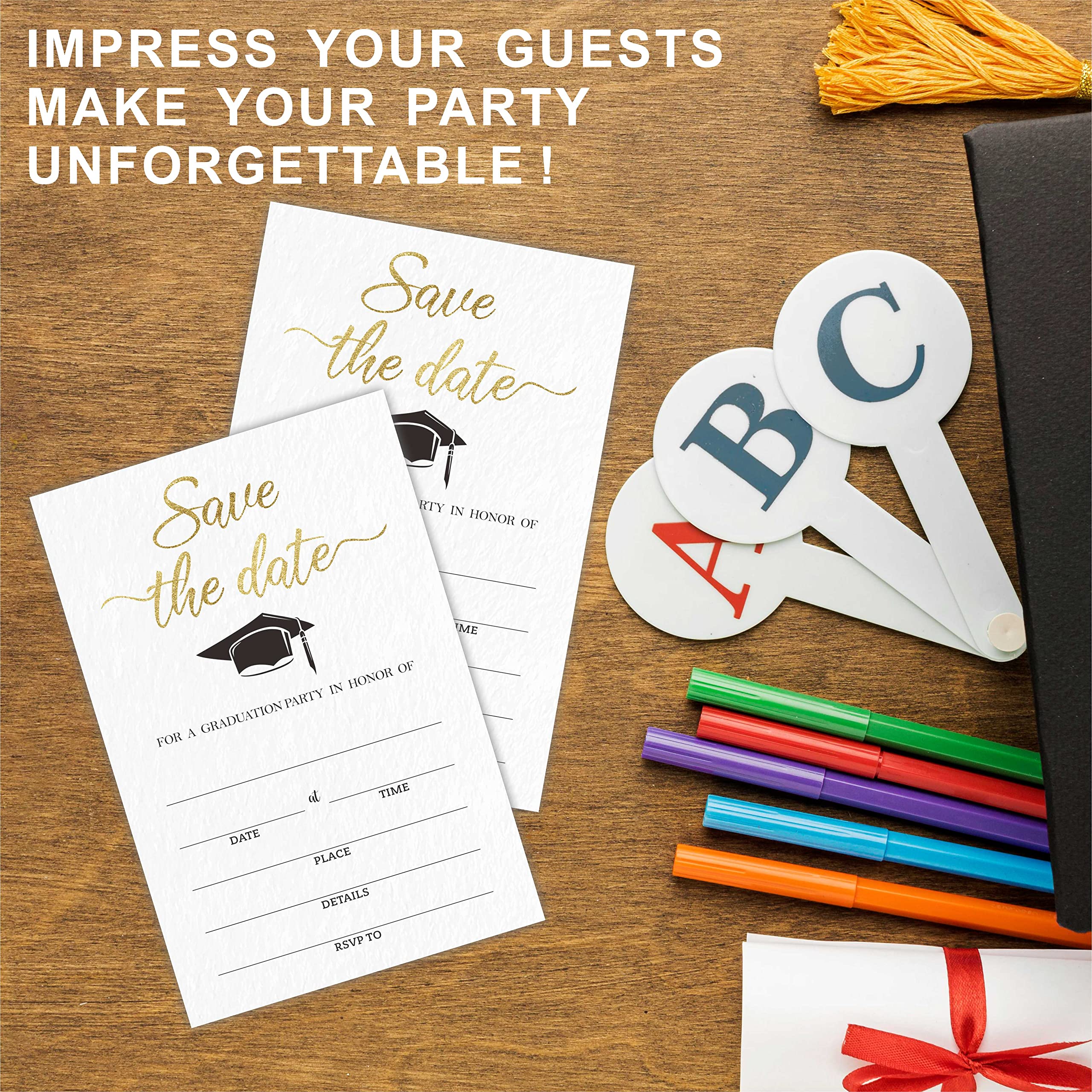 Graduation Save The Date Postcards Printable Graduation Save The Date