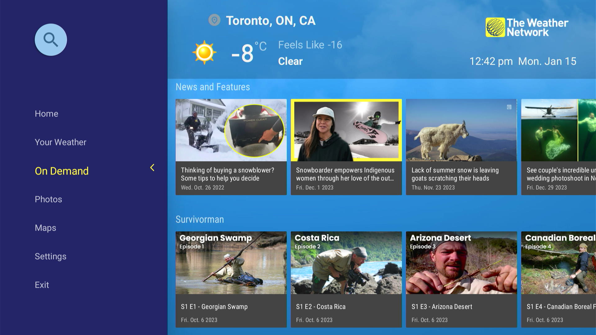 The Weather Network - App on Amazon Appstore