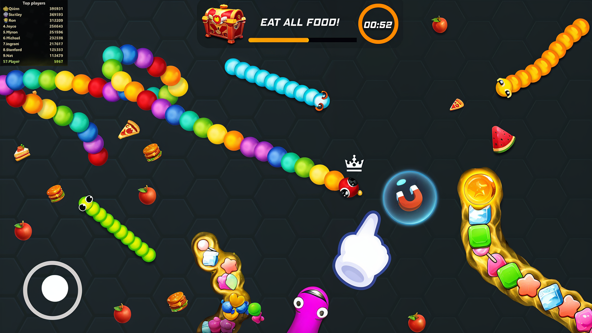 Snake War Hungry Snake Game - Fun Slither Snake Clash New Snake Battle ...