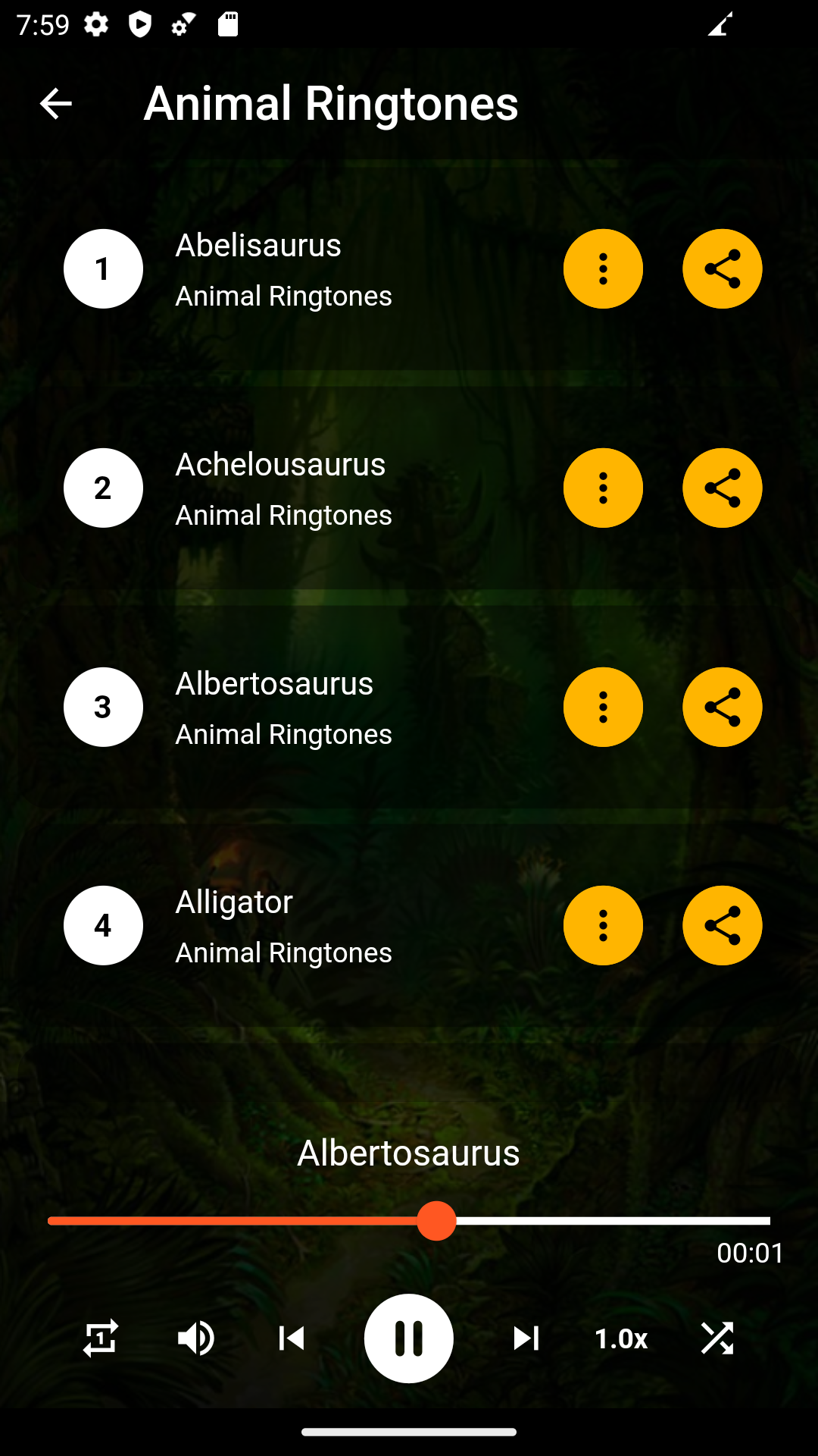 Animal Ringtones - App on Amazon Appstore