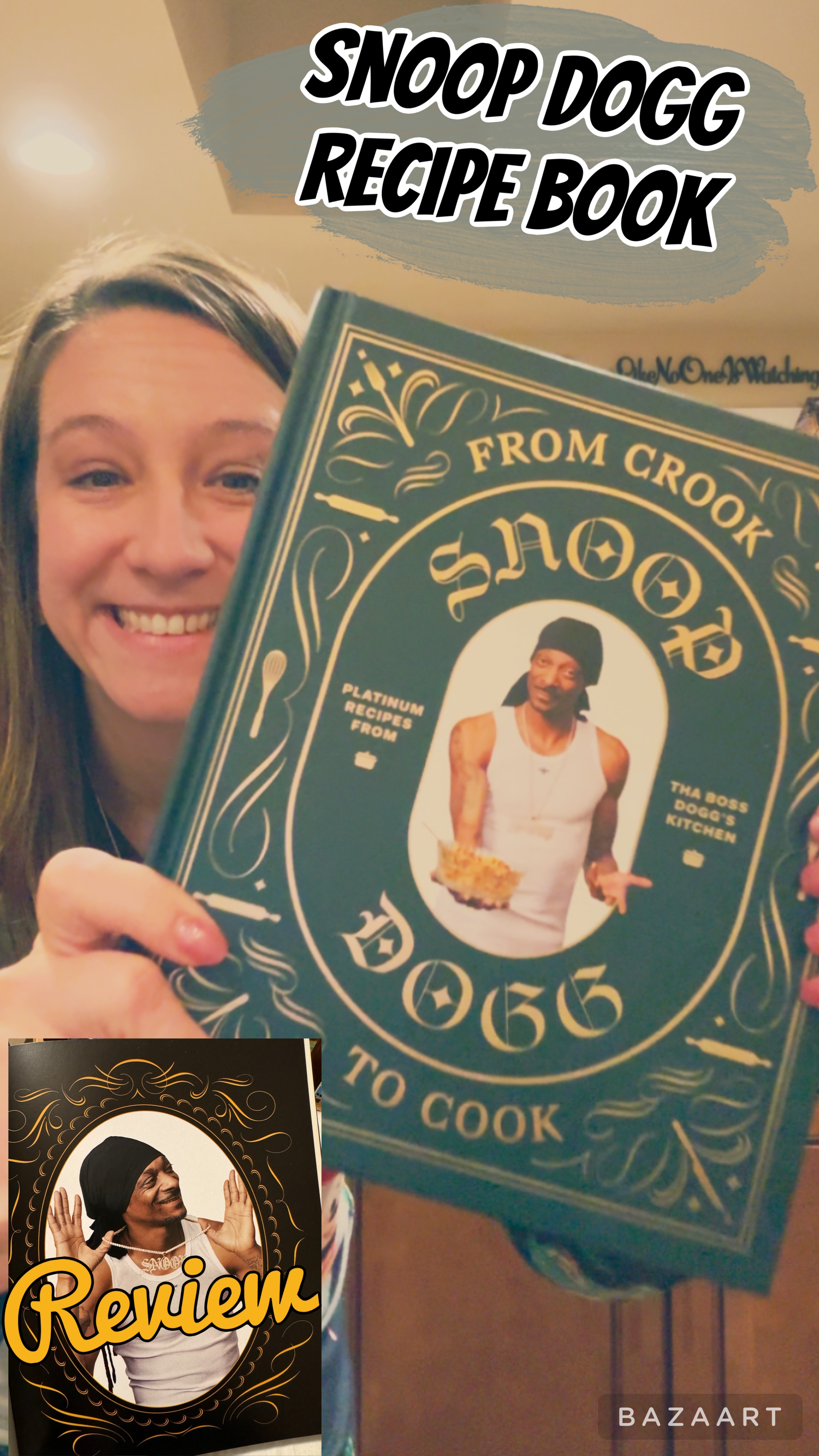 Watch Snoop Dogg cook book- hardback & full color #inspire on Amazon Live