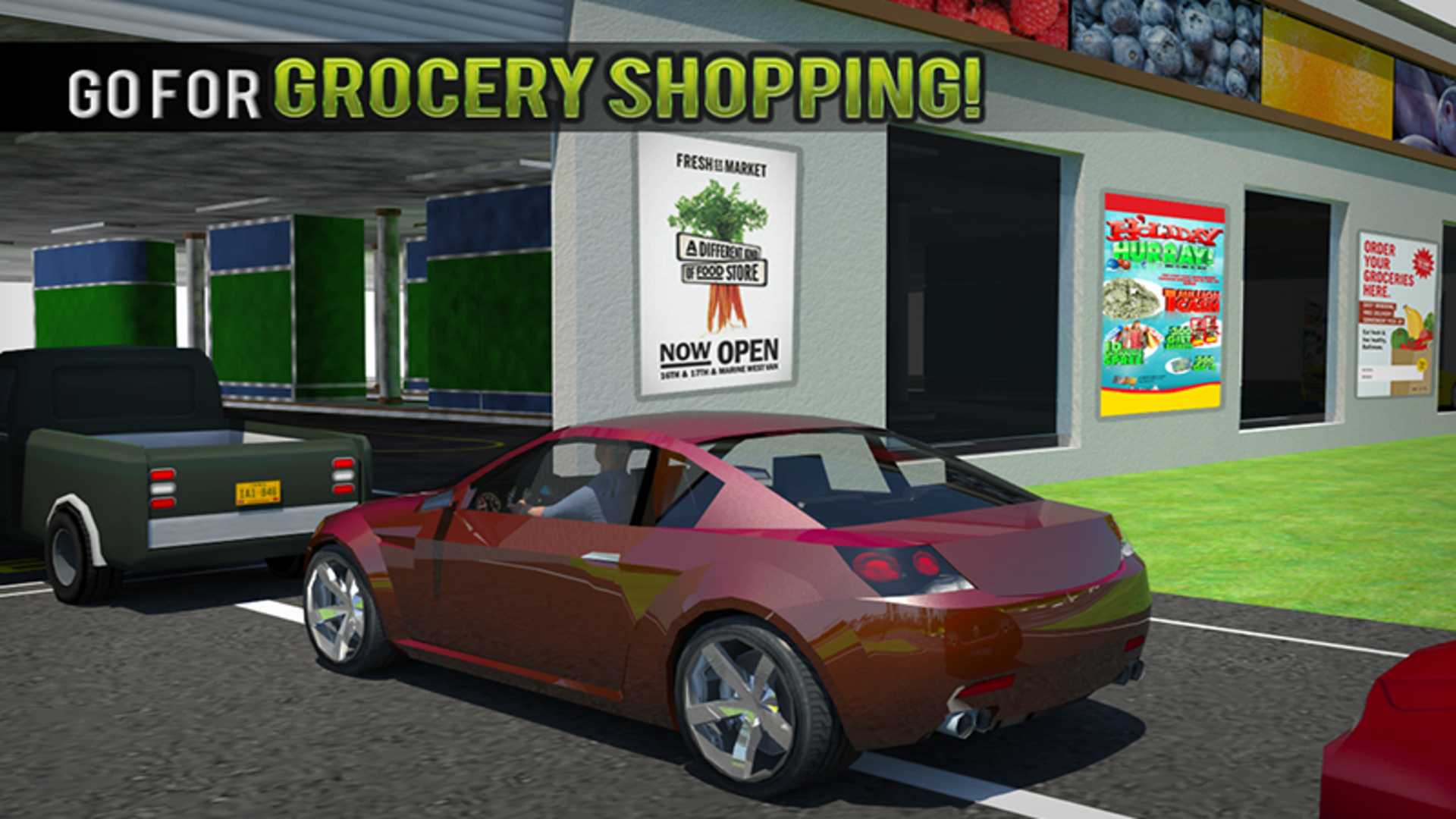 Drive Thru Shopping Mall Car Driving Simulator - Cargo Transport Truck Games | Mega Mall ...