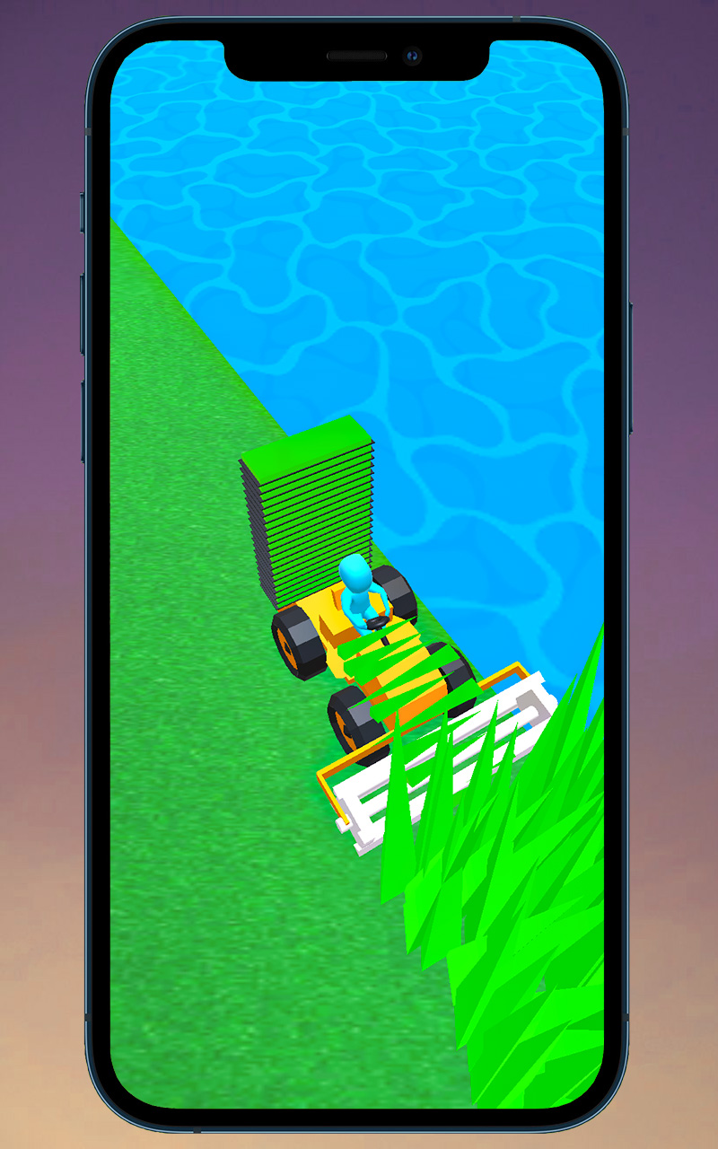 Stone Lawn Grass Cutting! Lawn Mower Grass Cutting Reaper 3D - Harvest ...