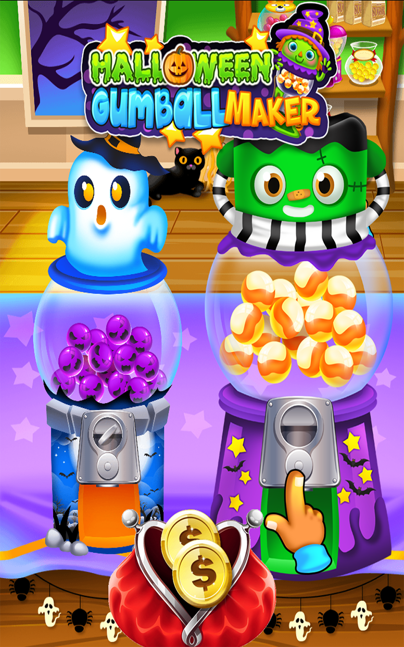 Halloween Bubble Gum Maker - Kids Gumball & Dessert Food Cooking Games ...