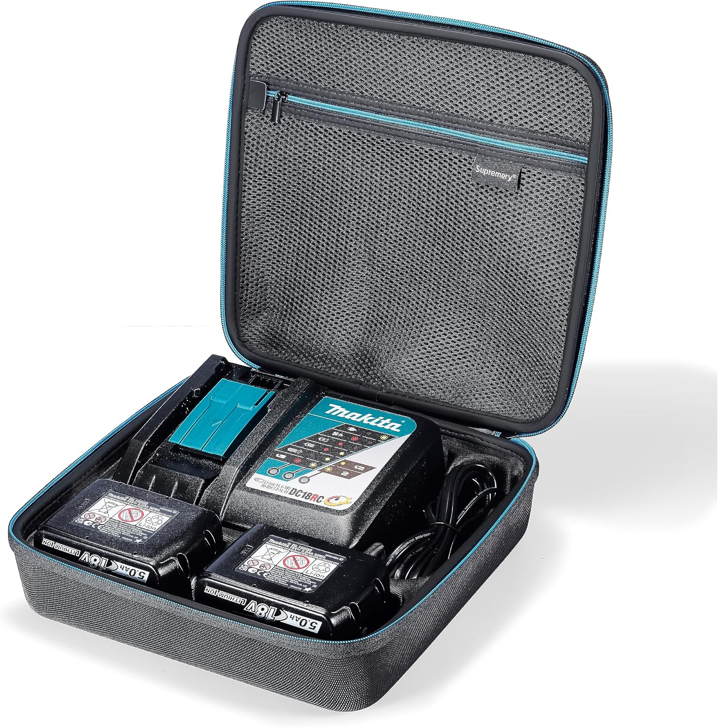 Supremery Tasche kompatibel mit Makita Ladegerät und Werkzeugakku ...