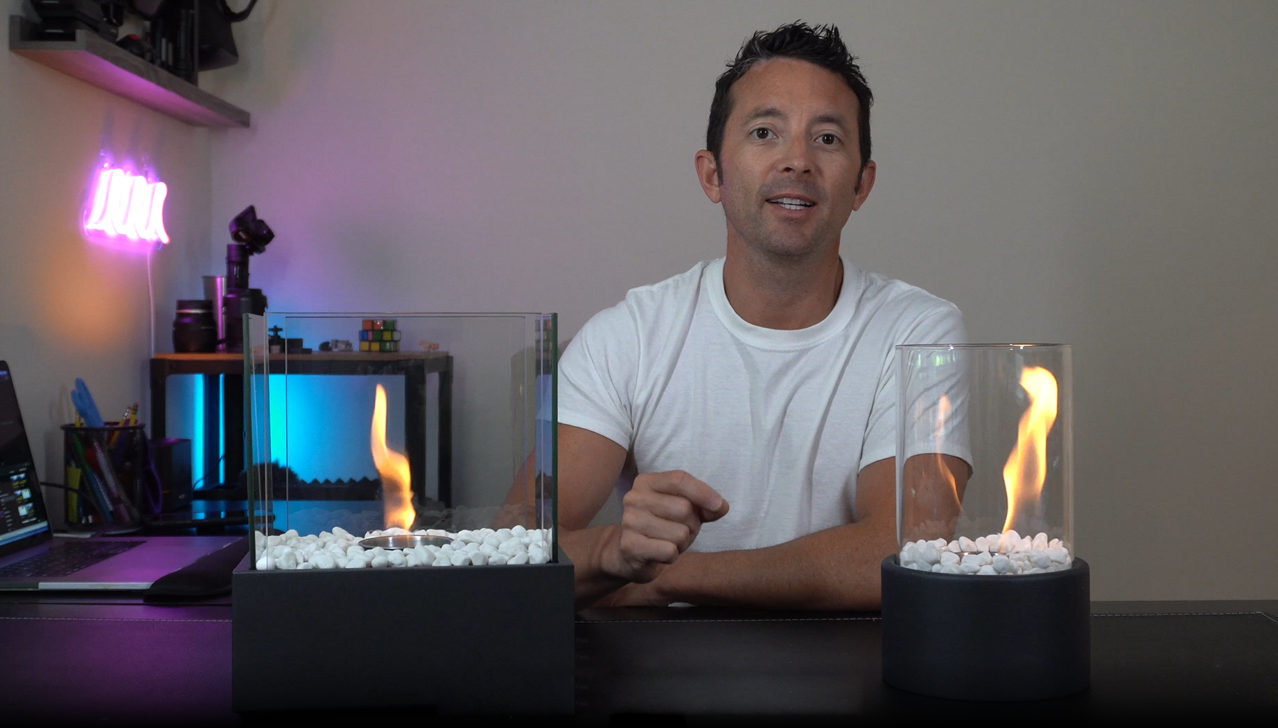 Watch BRIAN & DANY Tabletop Fire Pit on Amazon Live
