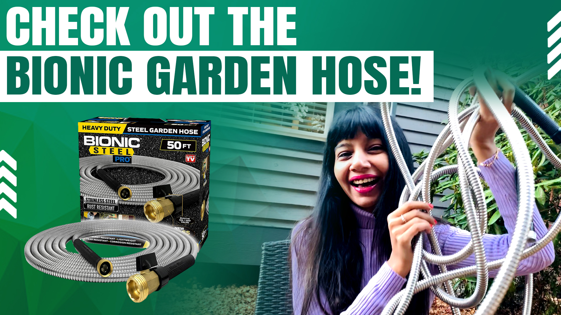 Watch Bionic Garden Hose- Can't complain! Does its job well! on Amazon Live