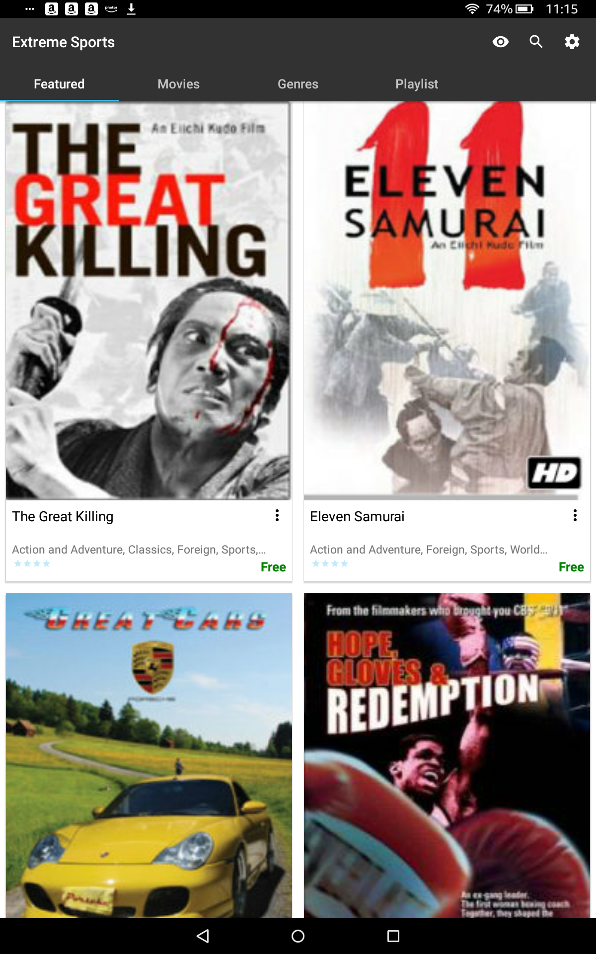 Extreme Sports Movies & TV:Amazon.de:Appstore for Android