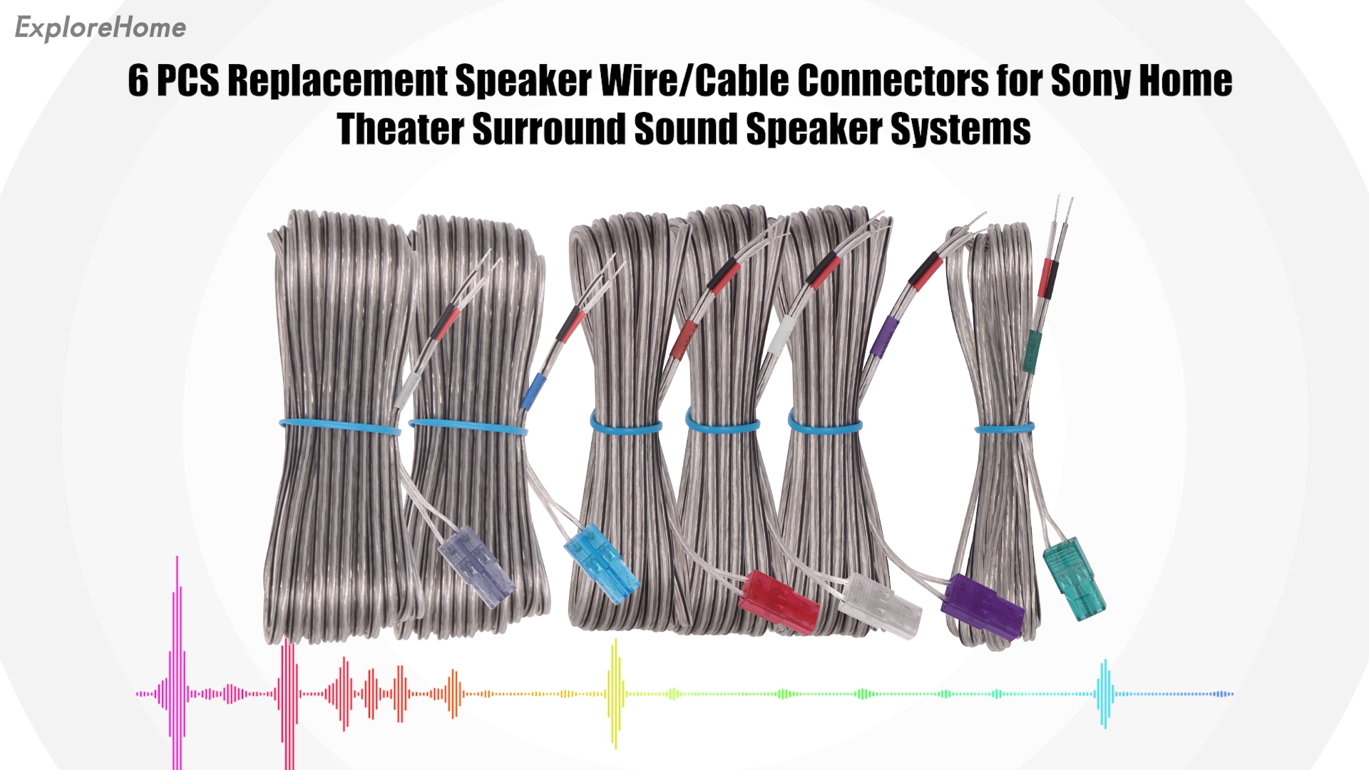 Watch Speaker wire/cable connectors for Sony home theater sound on ...