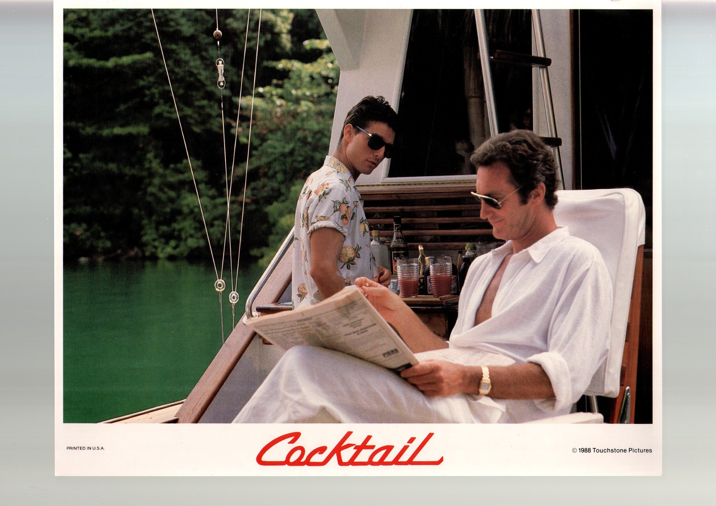 Cocktail Movie Poster Tom Cruise