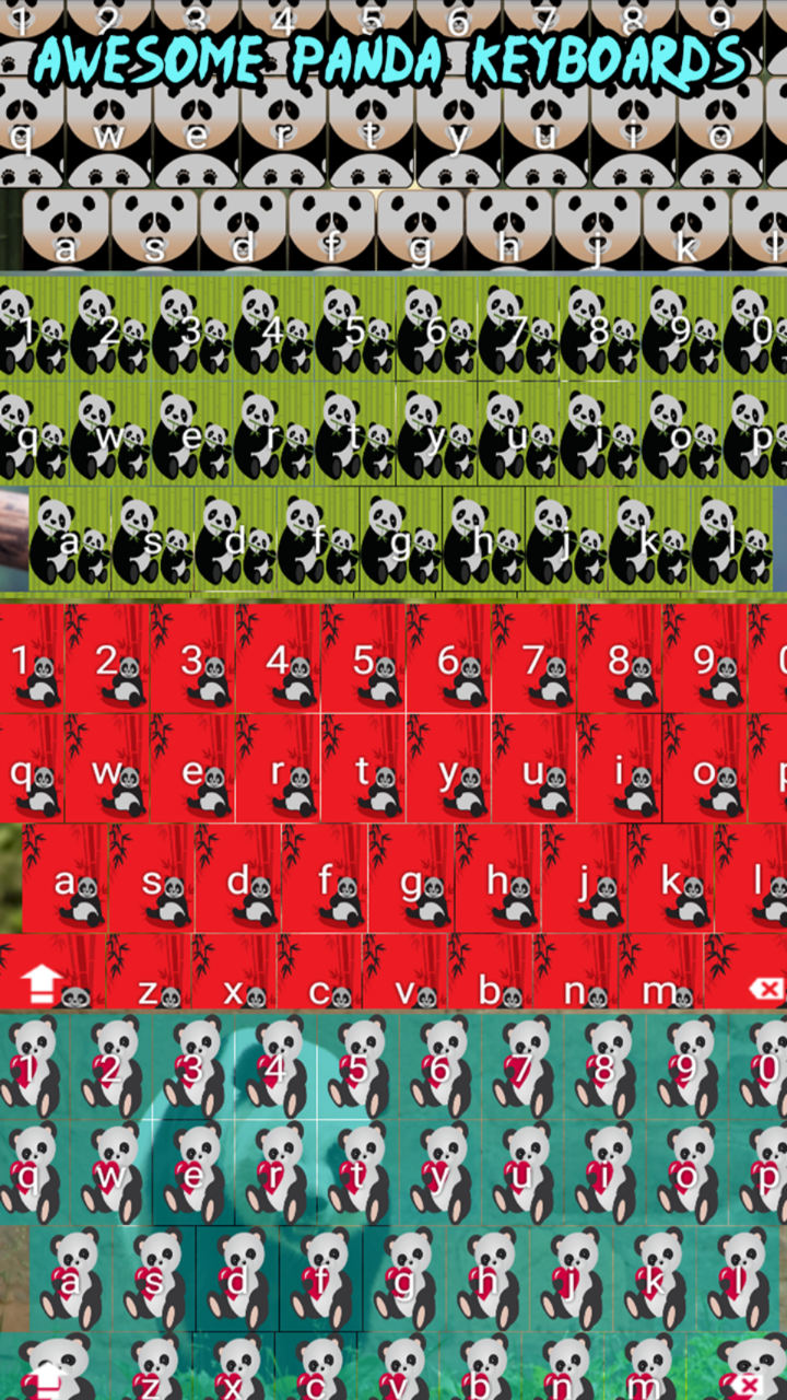Awesome Panda Keyboards - App on Amazon Appstore