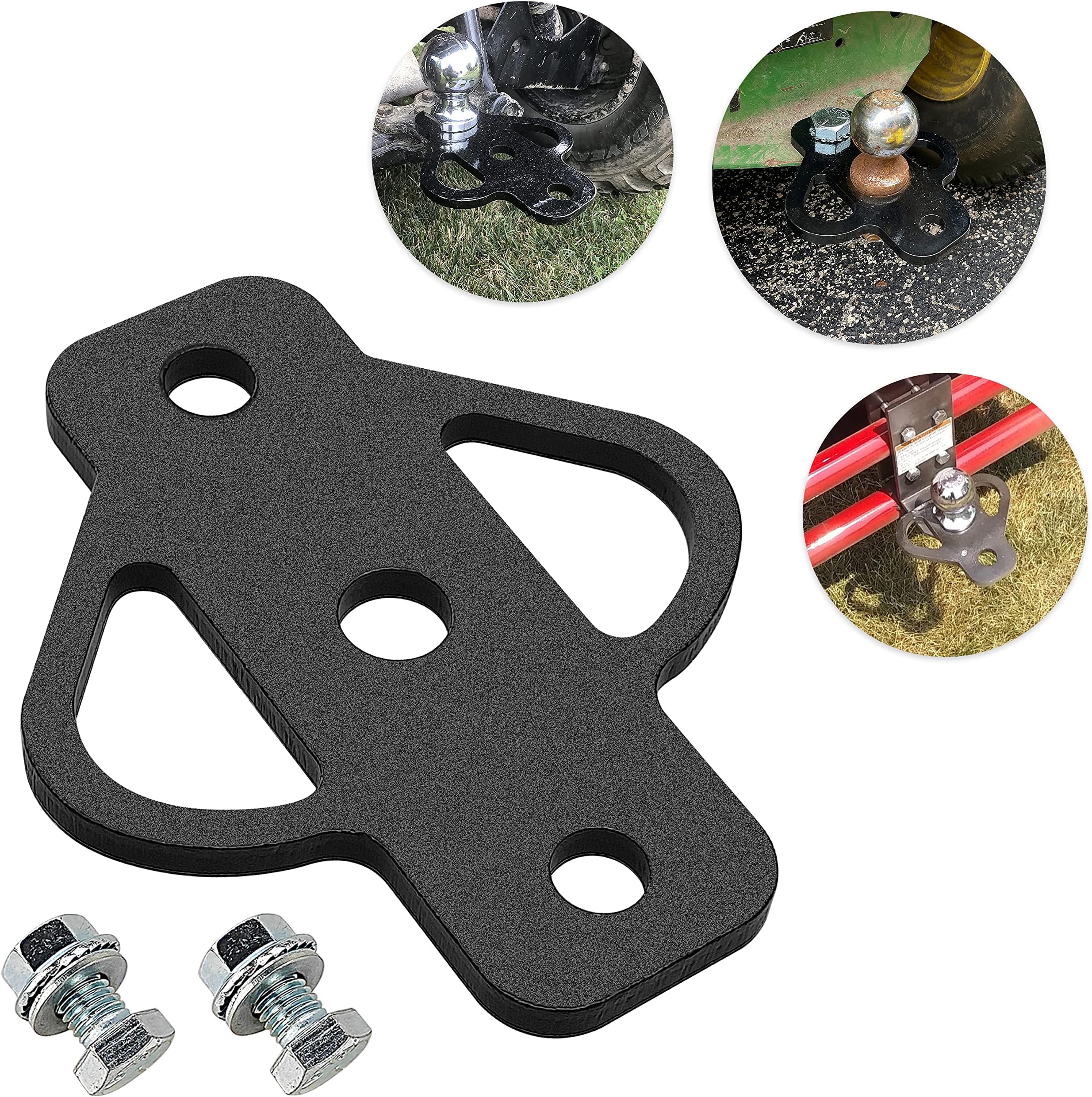 Amazon.com: VONLX Three Way Trailer Hitch Adapter with Bolt Receiver ...