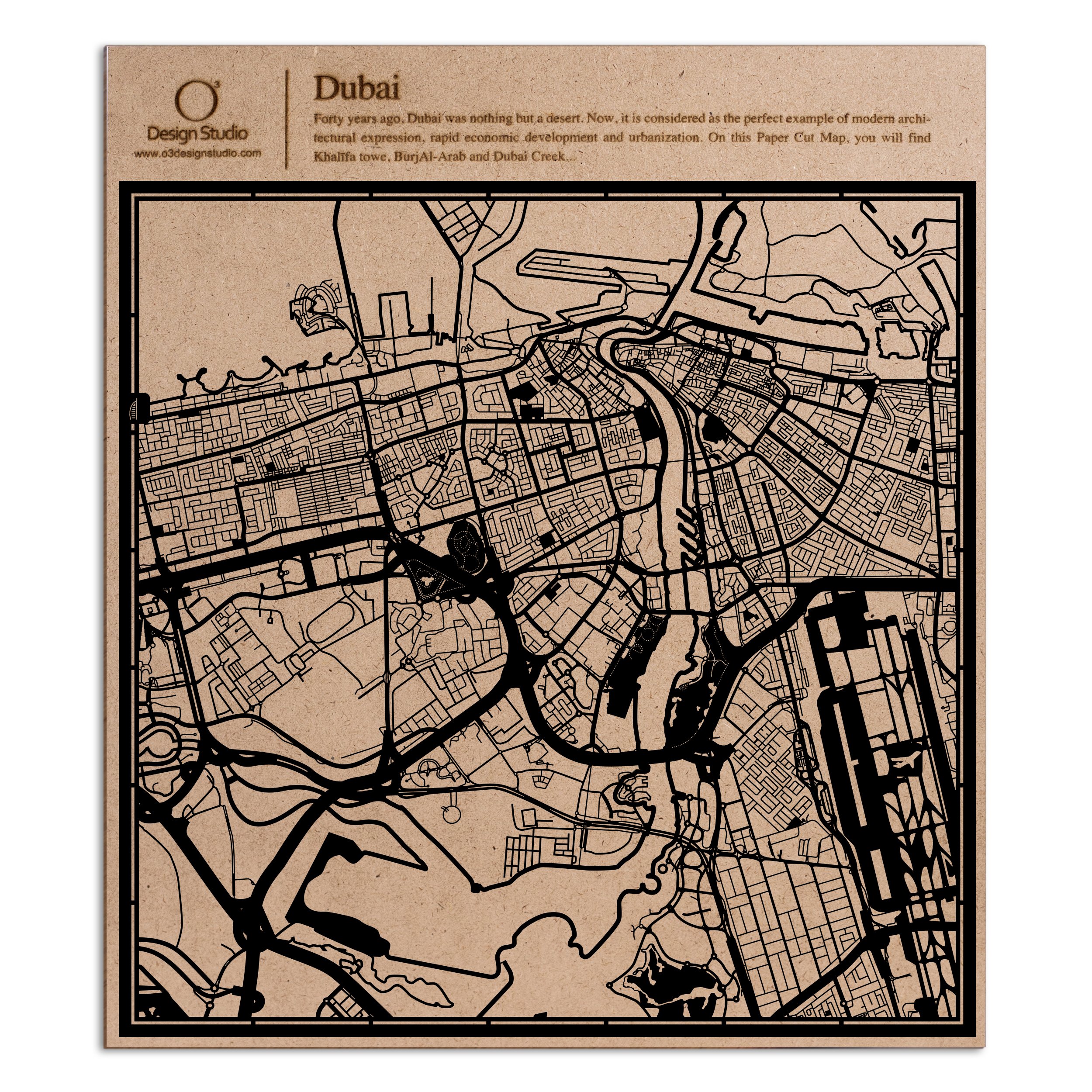 Dubai Creek Map