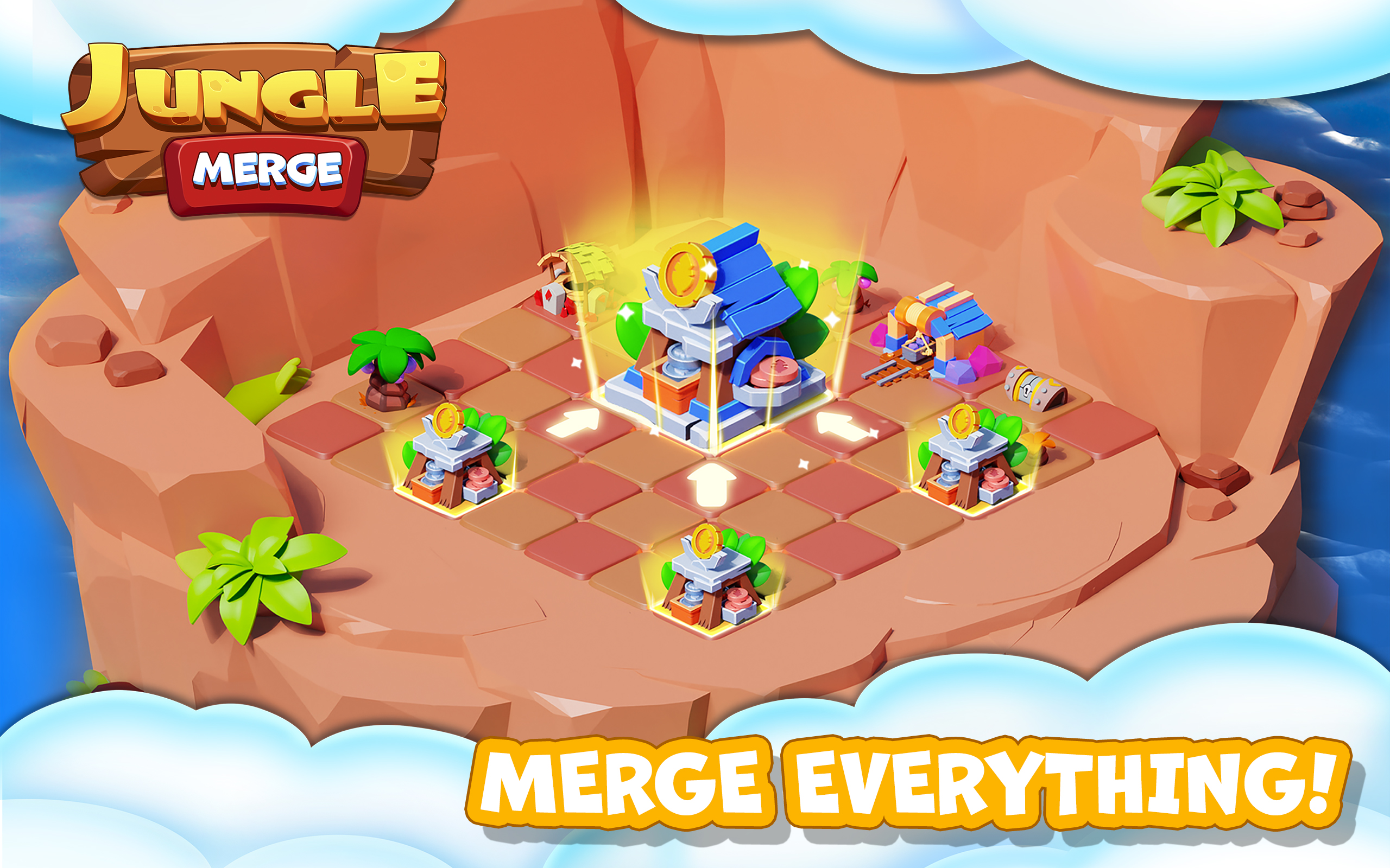 Jungle Merge - is a game about merging animals on magical islands. Help ...