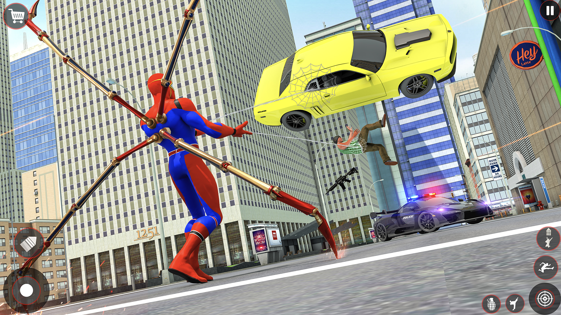 Stickman Rope Hero-Spider Game, Stickman Fighting Games: Spider Hero ...