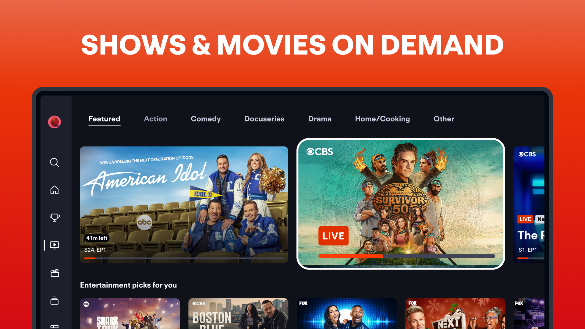 Fubo: Watch Live TV & Sports, Shows, Movies & News - App on Amazon Appstore