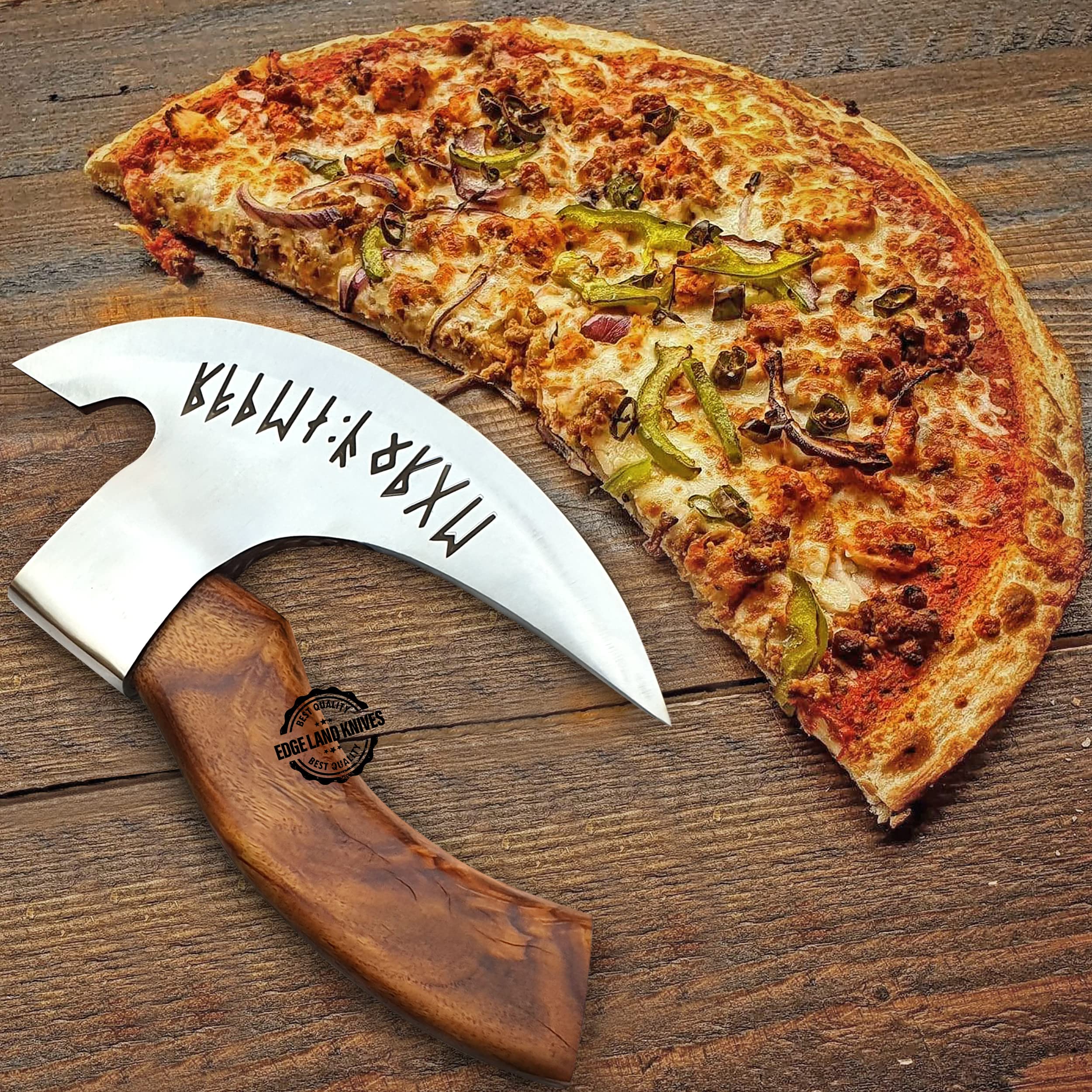 Viking Pizza Axe Rose Wood Handle Viking Pizza Axe Small | Desertcart INDIA