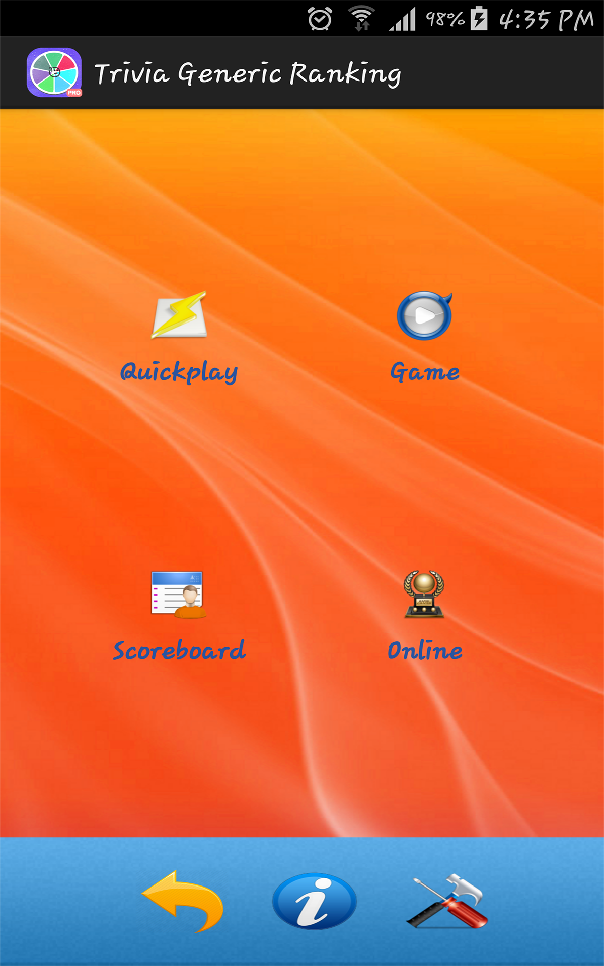 Trivia Generic Ranking Pro - App on Amazon Appstore