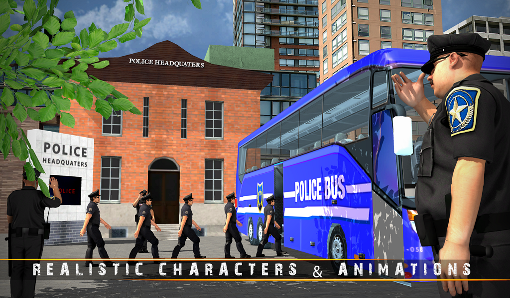 US Police Bus Driving Simulator Prison Transporter Game 2018 3D - App ...