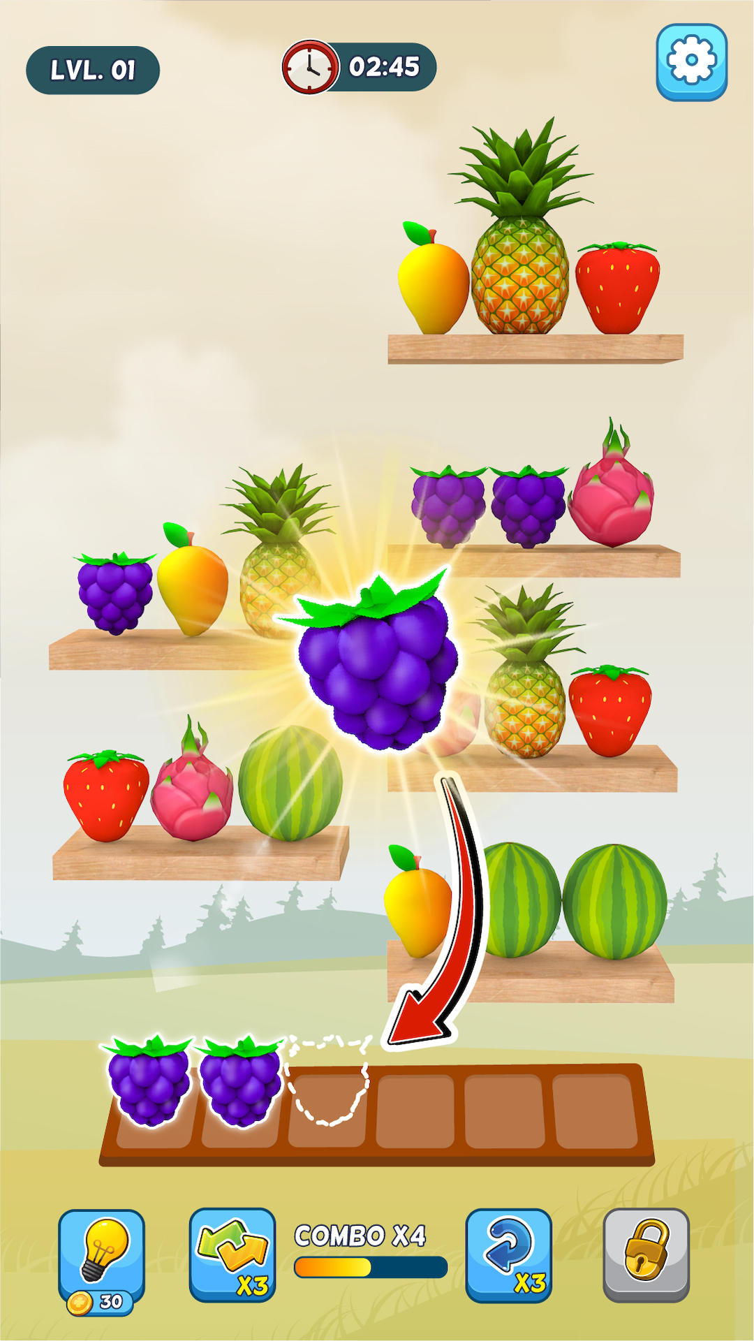 Goods Sort 3D - Fruit Sorting Games | Triple Match Master 3D - App on ...