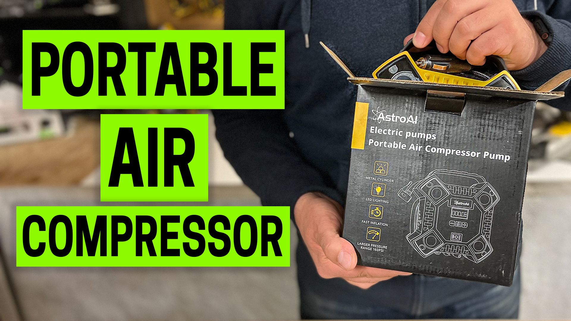 Watch UNBOXING & HOW TO USE AstroAI Air Compressor/Tire Inflator ...
