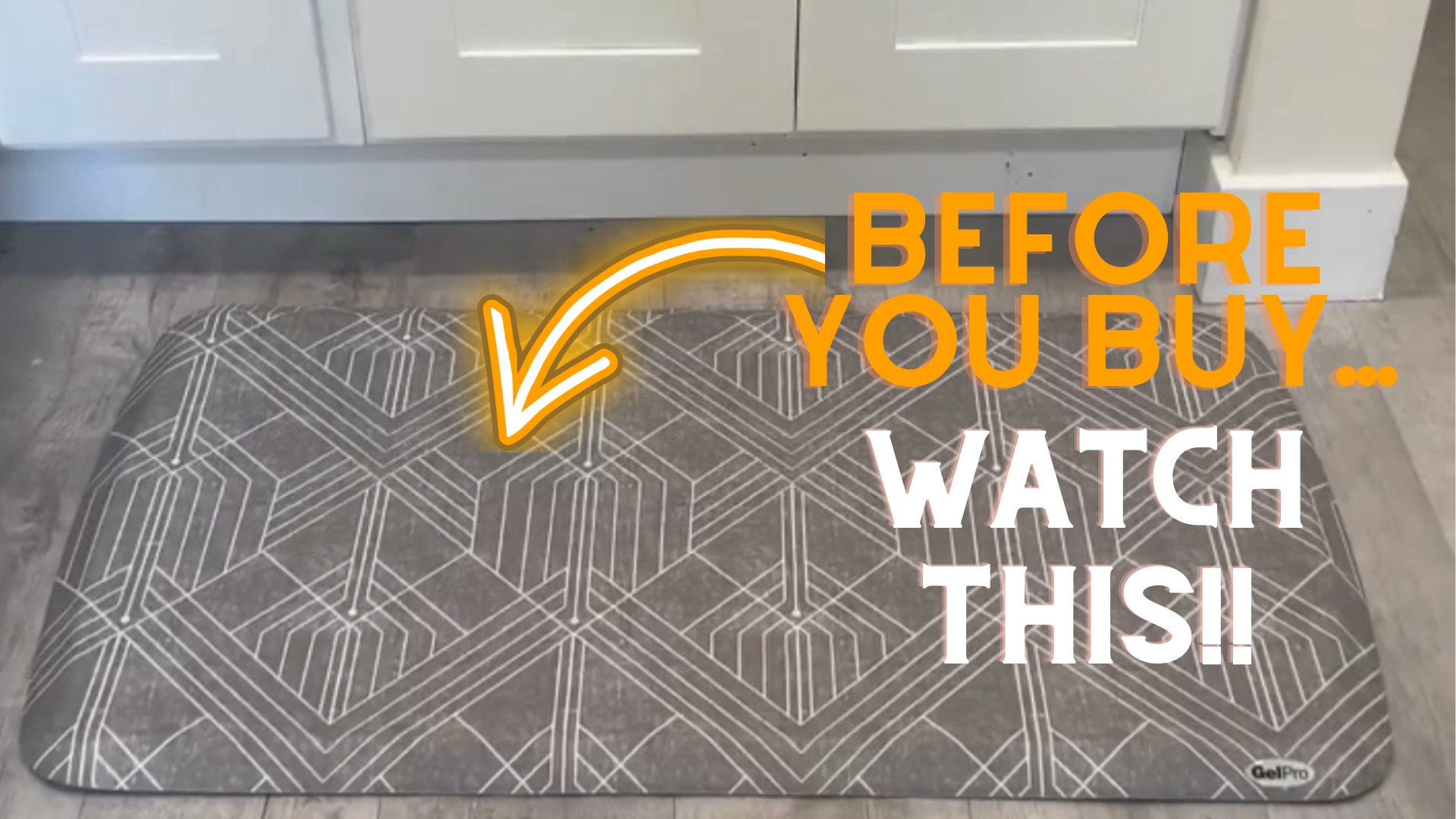 Watch GelPro Elite Premier Anti-Fatigue Kitchen Comfort Floor Mat ...