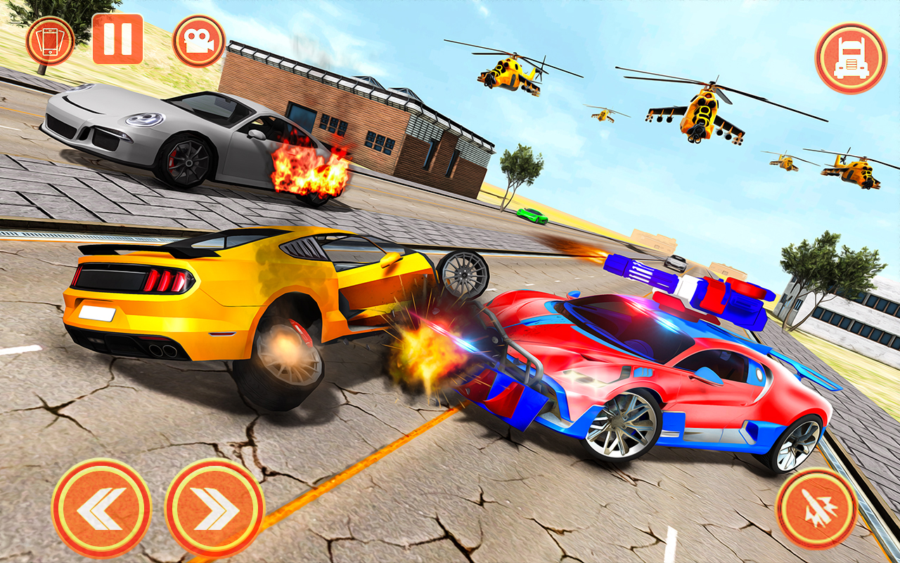 US Police Robot Car Race Shooting Game - App on Amazon Appstore