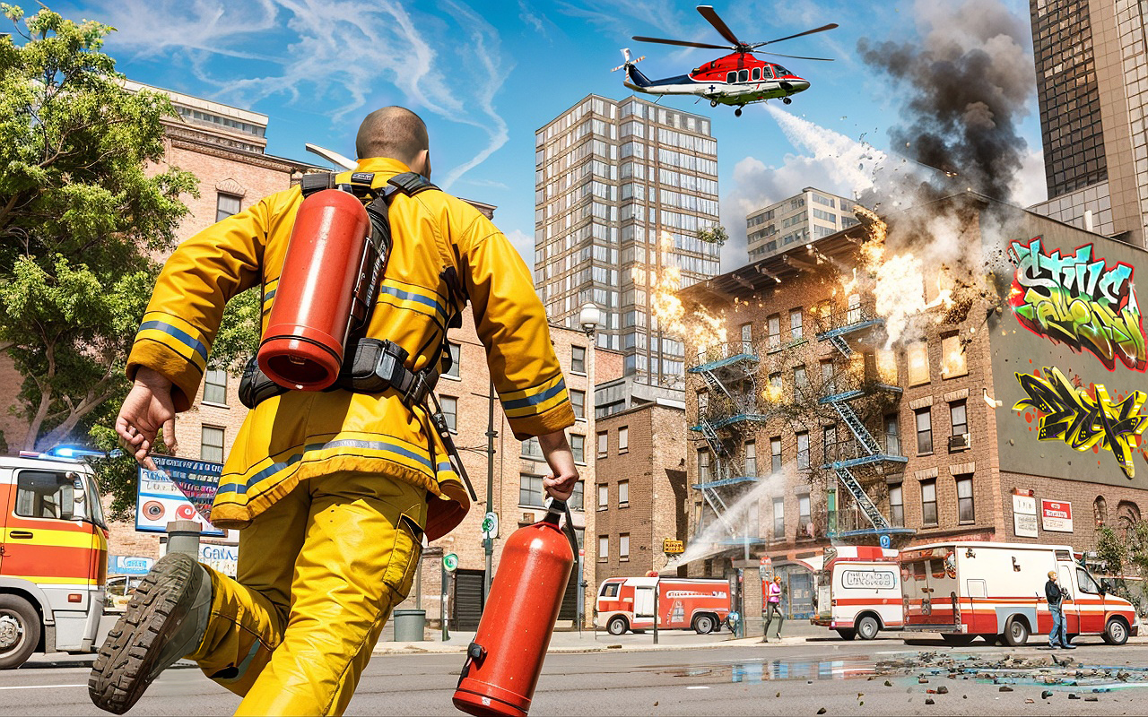 FireFighter Truck Driving Game : FireFighter Rescue Game - App on ...
