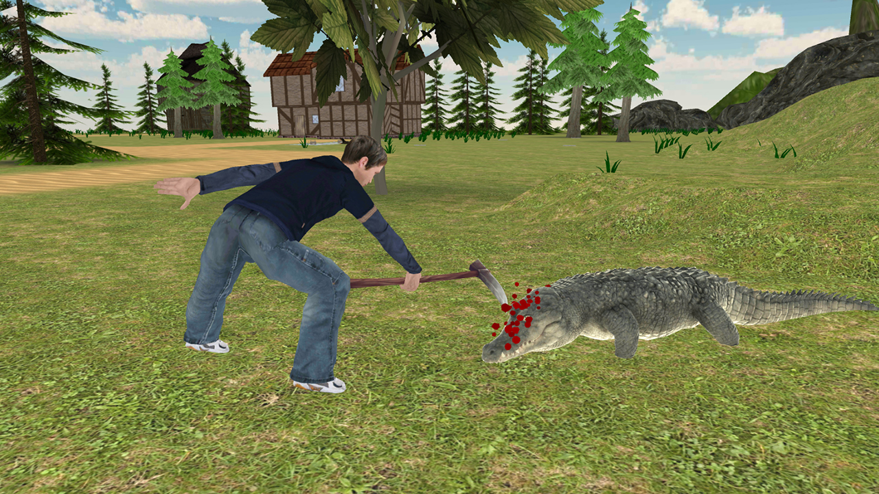 Wild Angry Crocodile Attack Simulator: Hungary Crocodile Hunting Clash ...