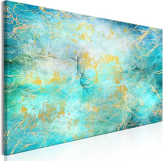 decomonkey Bilder Abstrakt 120x40 cm 1 Teilig Leinwandbilder Bild auf Leinwand Vlies Wandbild ...