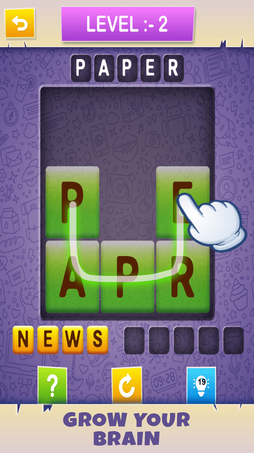 Word Game Quiz - Guess & Swipe Word, Word Brain Puzzle - App on the ...