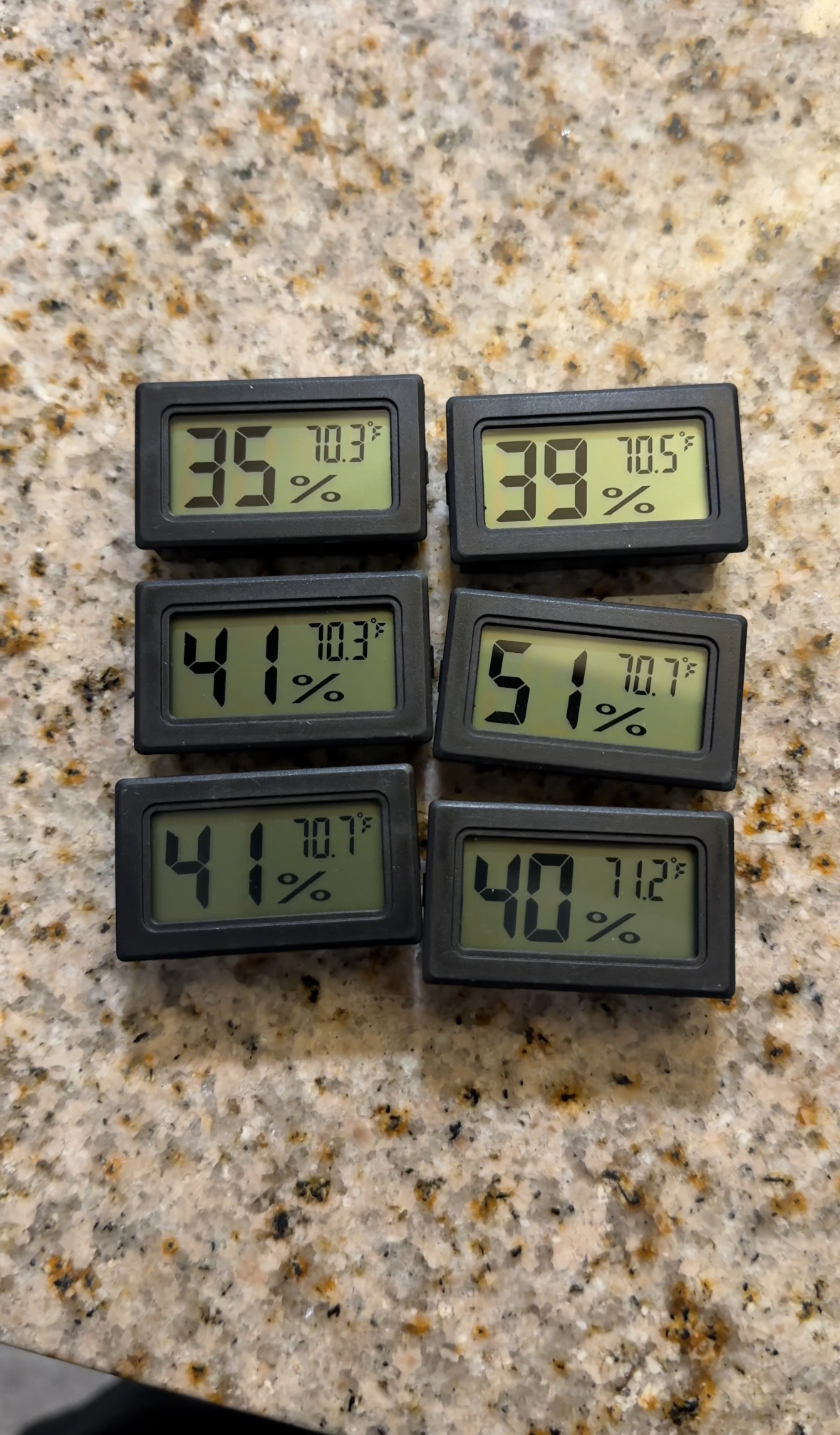 Watch Accuracy test of hygrometers 6pack ﹙real review﹚ on Amazon Live