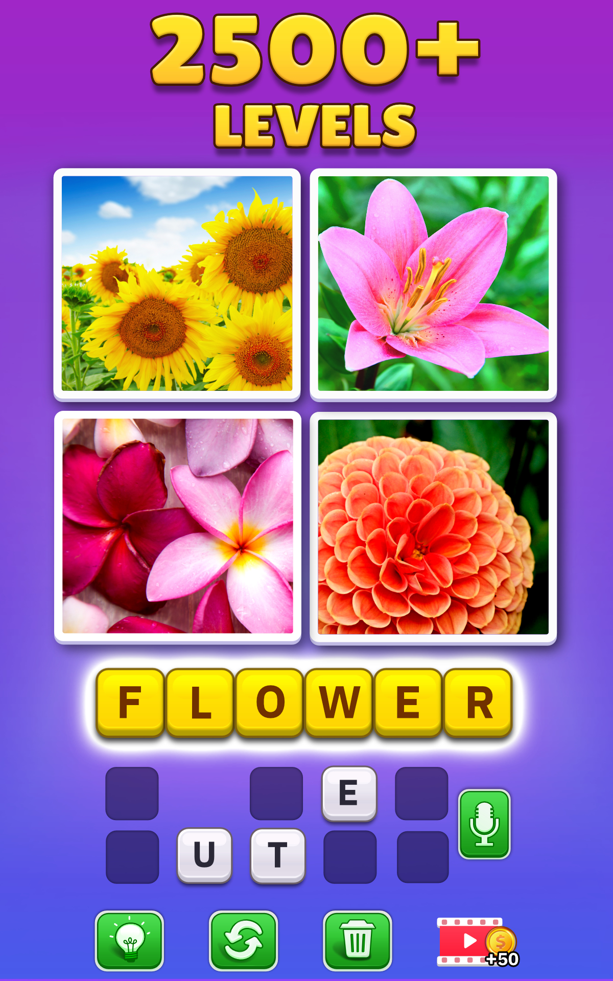 Word Puzzle: 4 Pictures To Help You Guess The Word, Fun Word Games For ...
