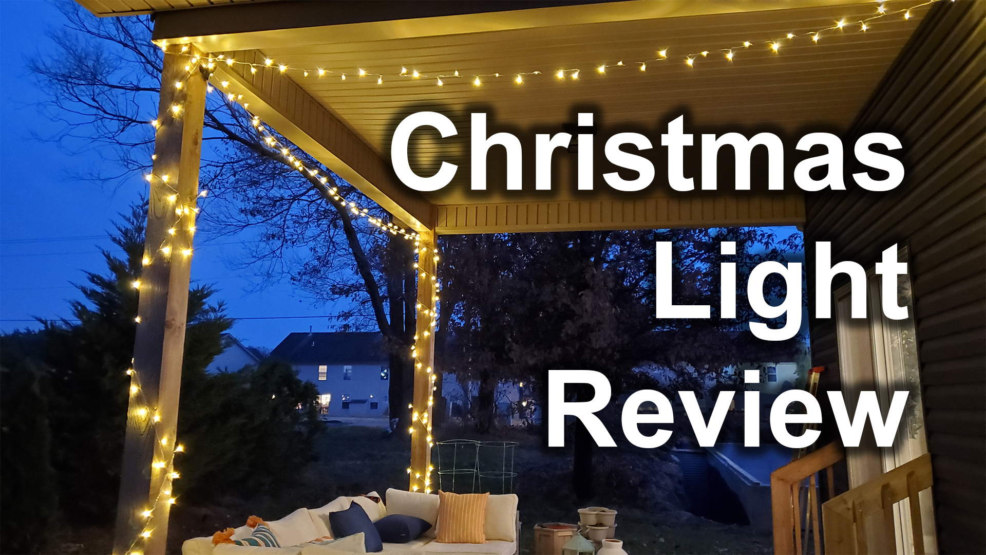 Watch All Modes Shown - LED Christmas Light Review and Demo on Amazon Live