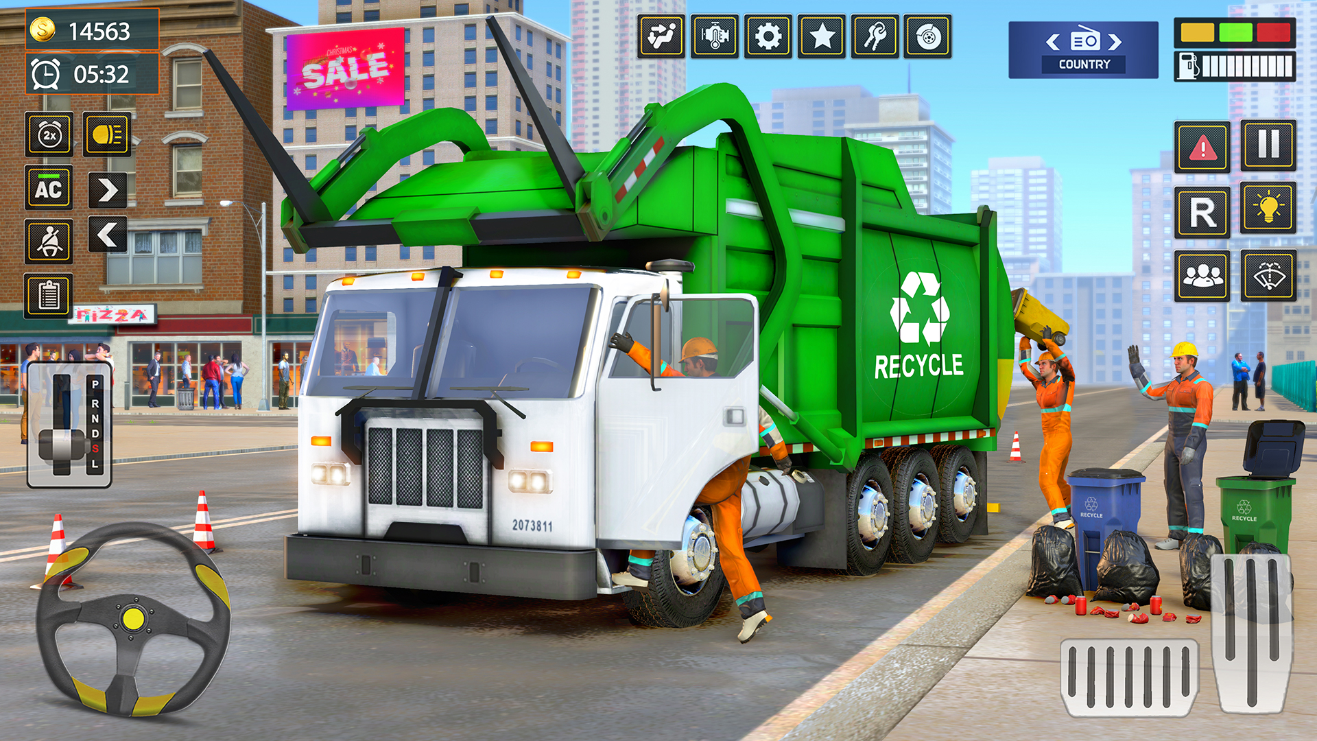 City Garbage Truck Driving Simulator | Dumper Truck Games - Road ...