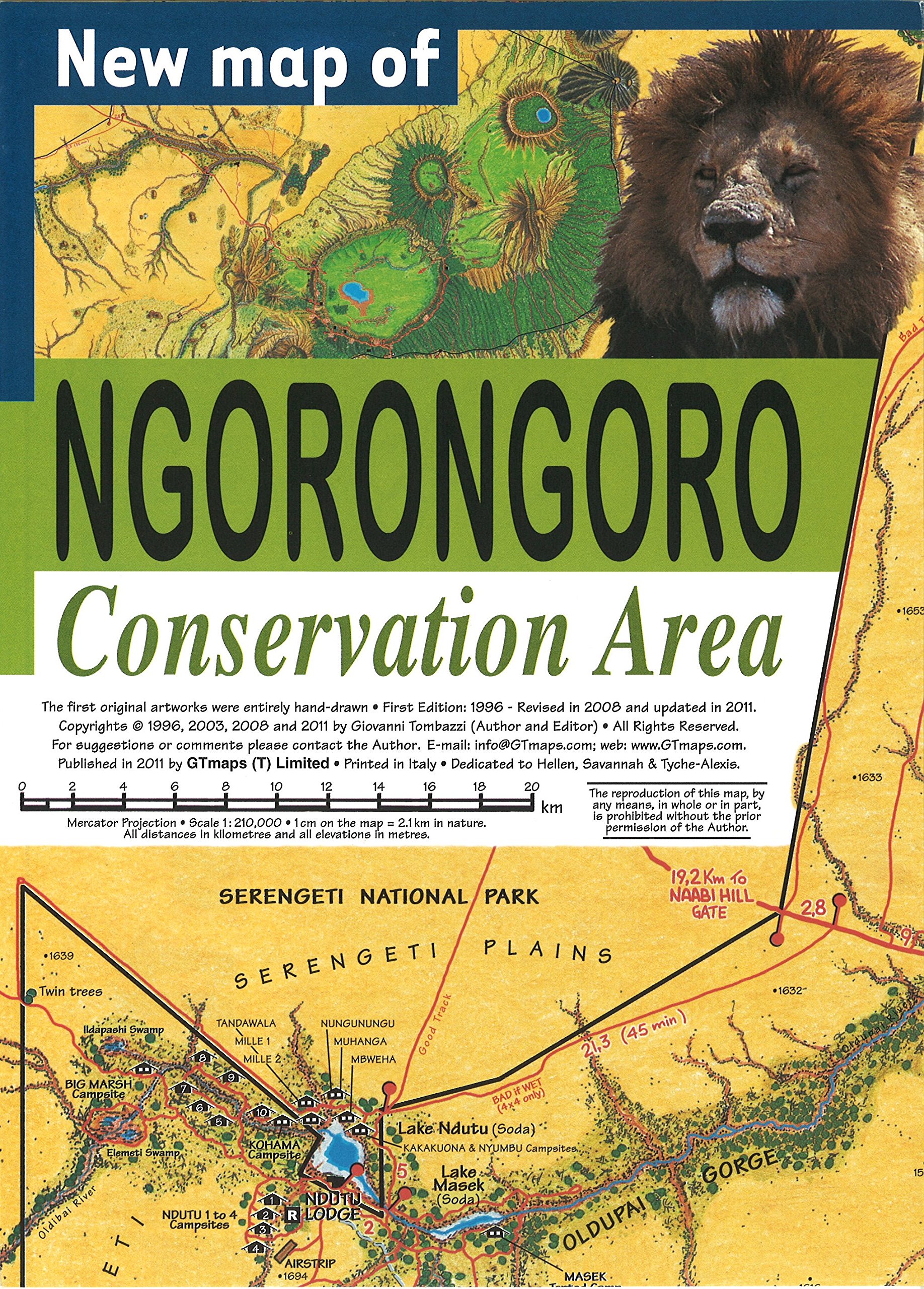 Ngorongoro Conservation Area Map Ngorongoro Crater: Tanzania's
