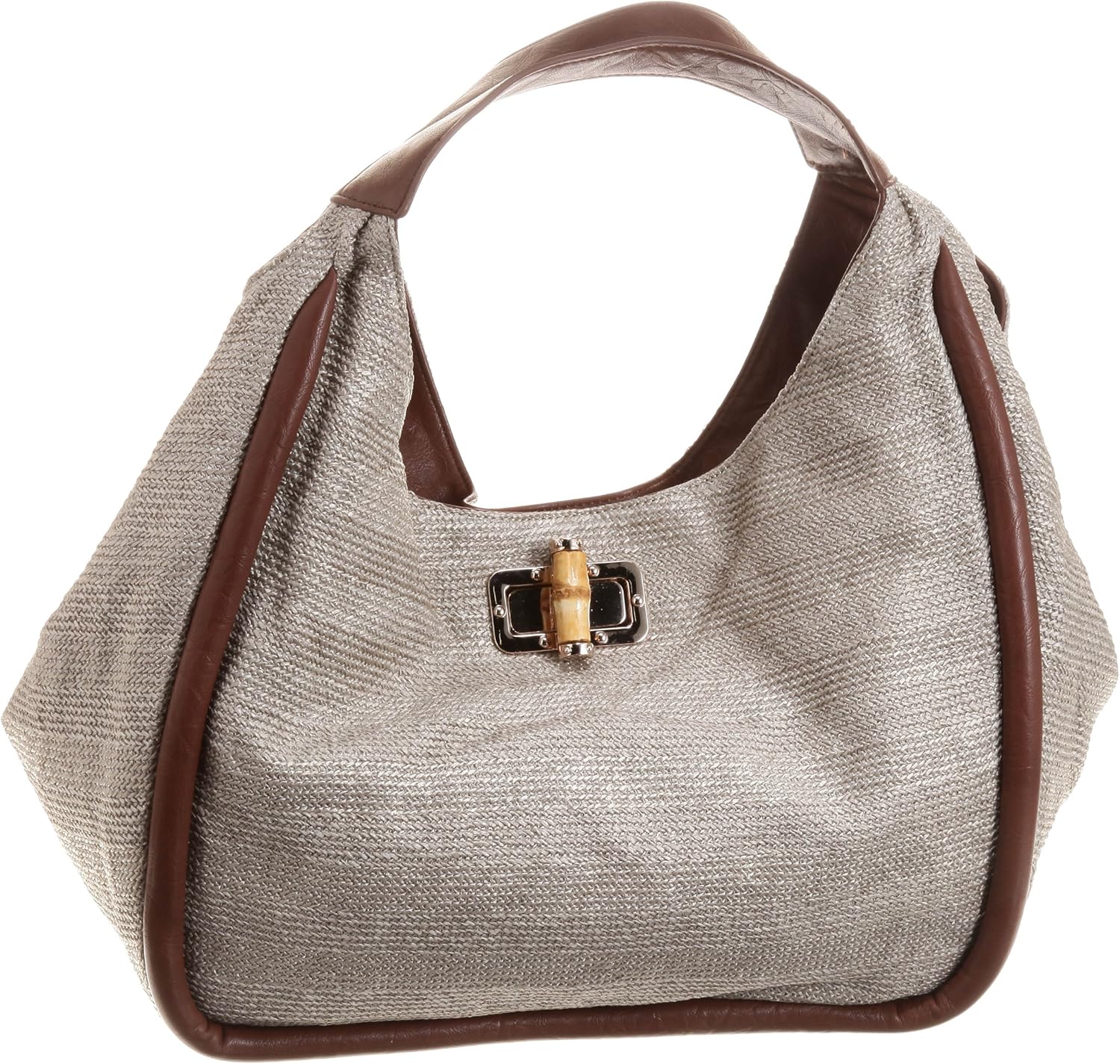 Amazon.co.jp: [カシュカシュ] cachecache アンダリア竹ヒネリトート 01-00-17190 BE (ベージュ) : ファッション