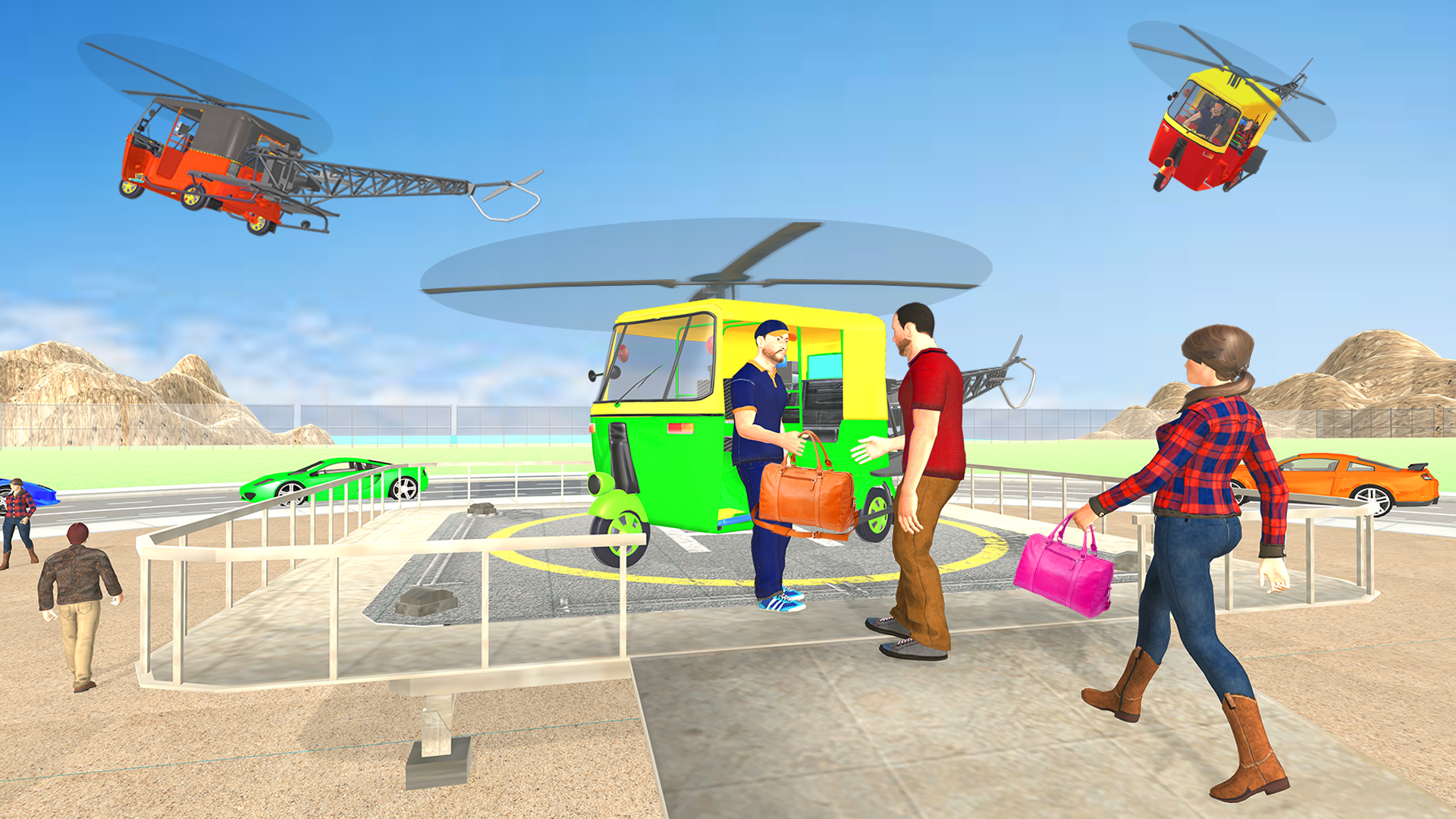 Flying Tuk Tuk Auto Rickshaw Driver : Taxi Games - App on Amazon Appstore