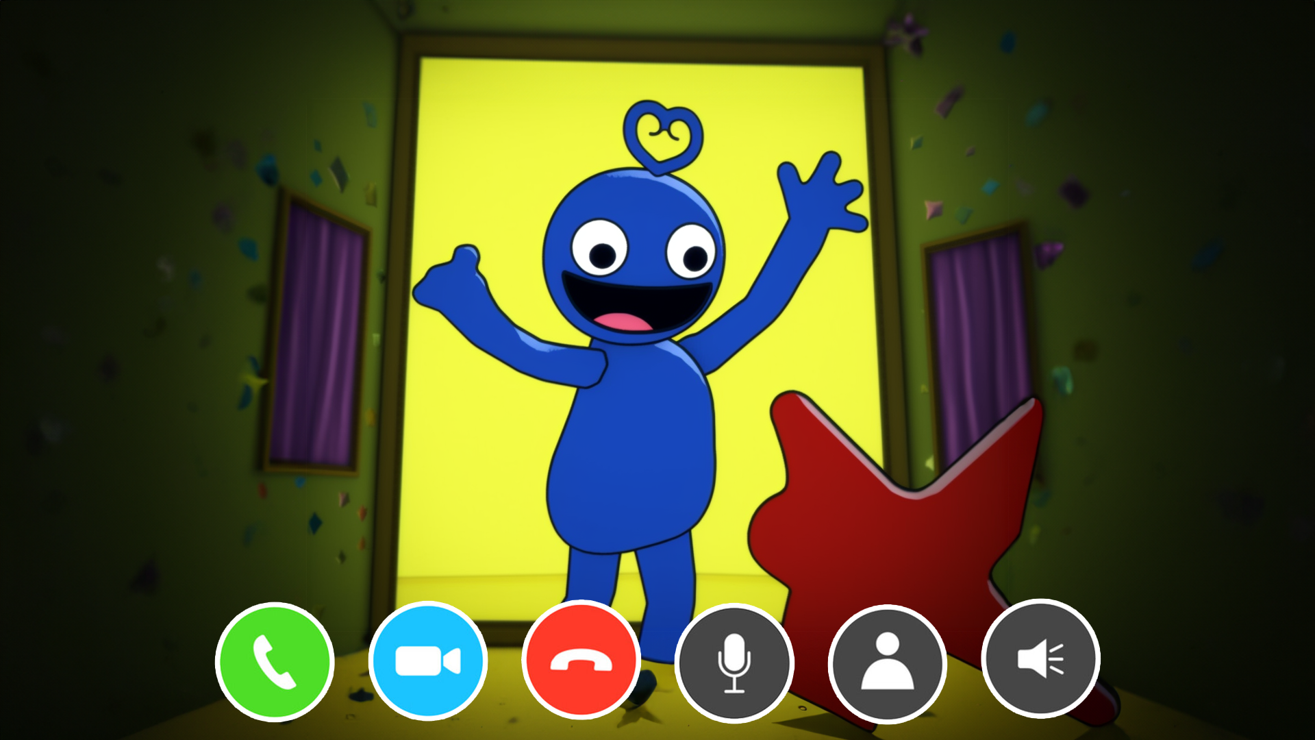 Scary Friends Fake Video Call - Scary Rainbow Audio Call with Live Chat ...