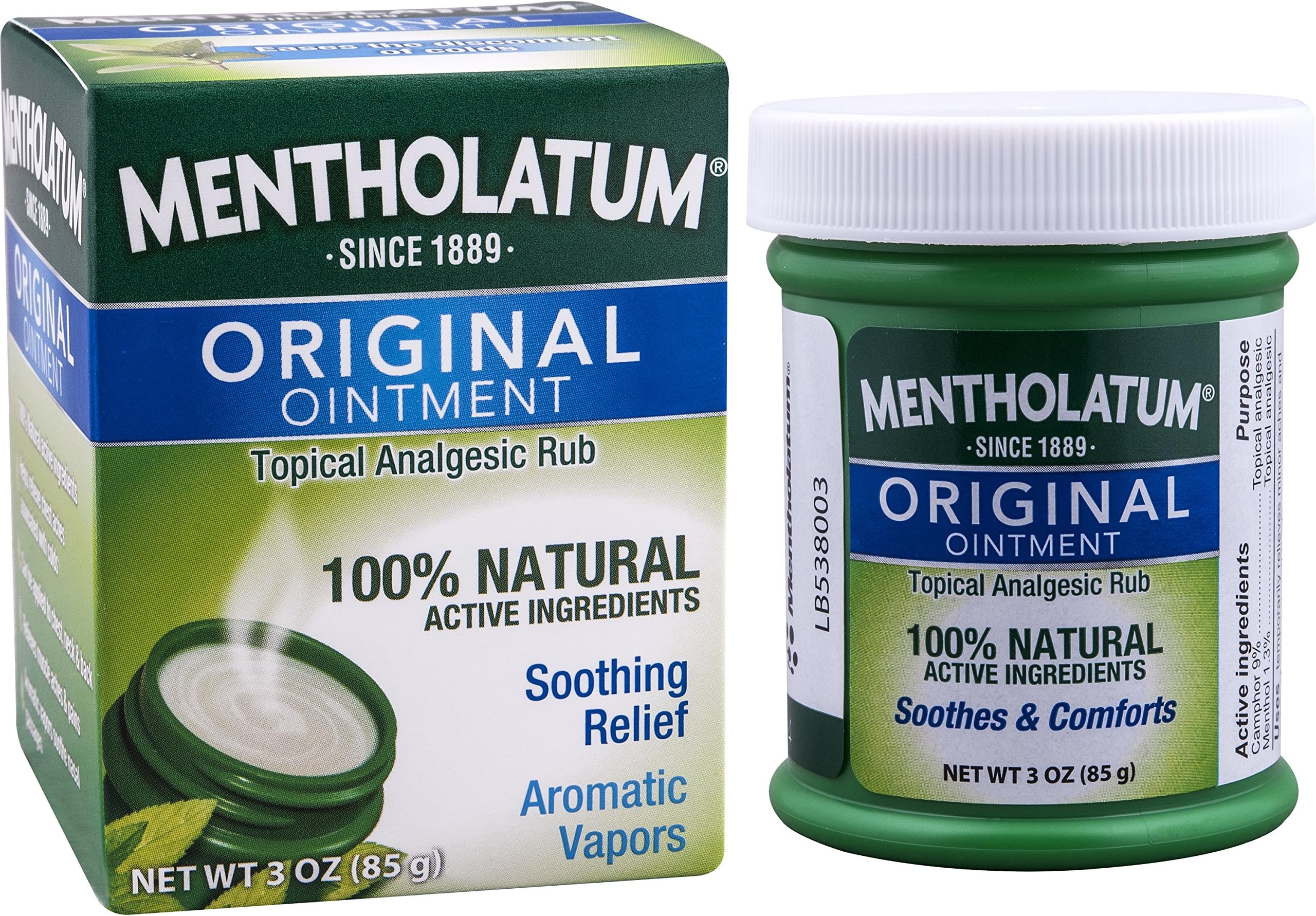 Amazon.com: Mentholatum Ointment, 3 Ounce (Pack of 4) : Health & Household
