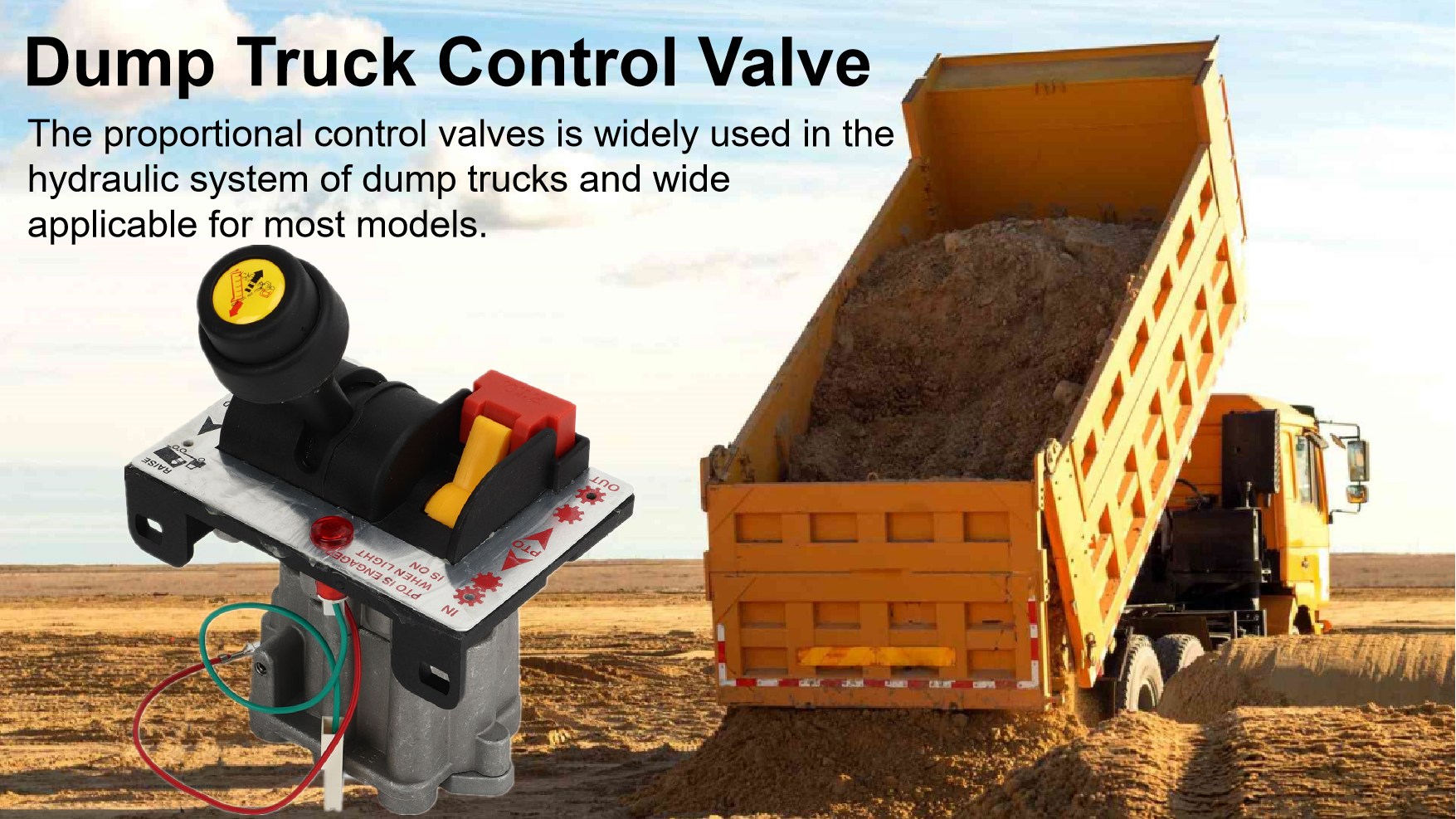 Pto Control Valve For Dump Truck Pto Switch Dump Truck Tipper Control ...